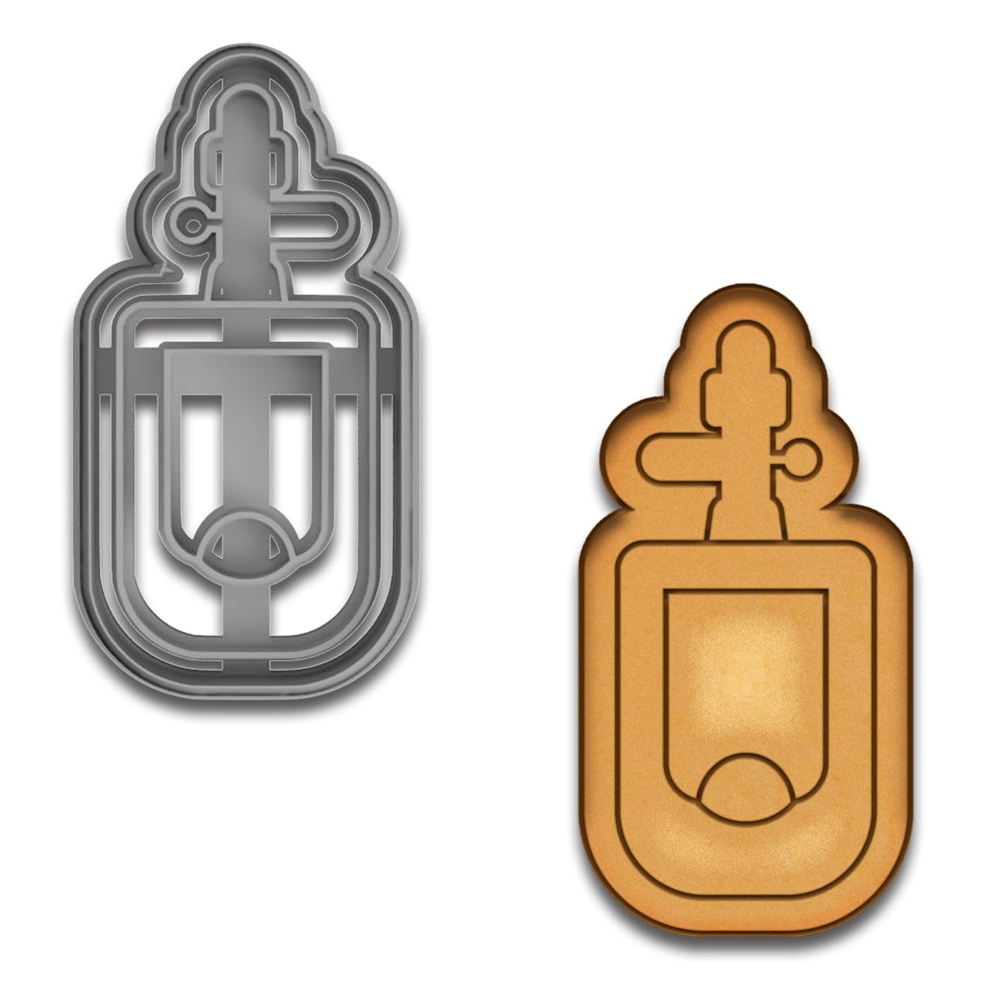 Funny Urinal Cookie Cutter & Stamp - 4x1.97 Inches, Hilarious Gag Gift ...