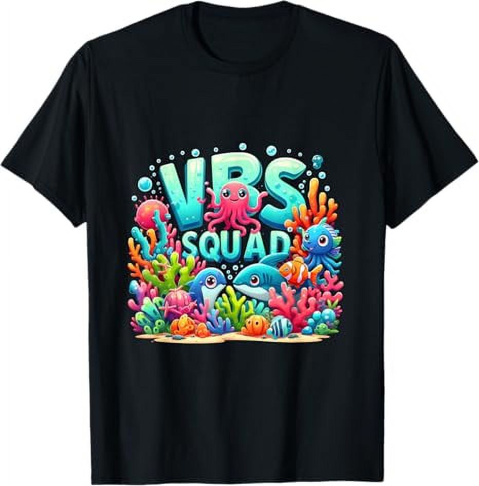 Funny VBS Crew Ocean Beach VBS Squad Vacation Bible School T-Shirt ...