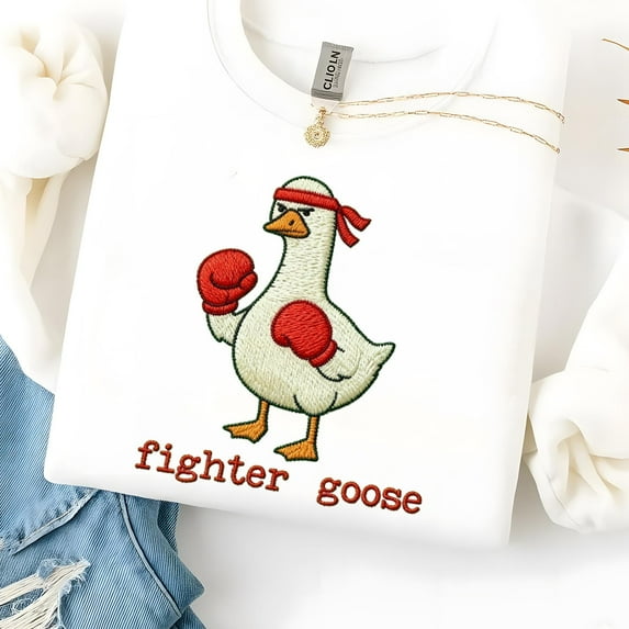 Funny Valentine Couple Goose Embroidery , Silly Goose Matching Machine ...