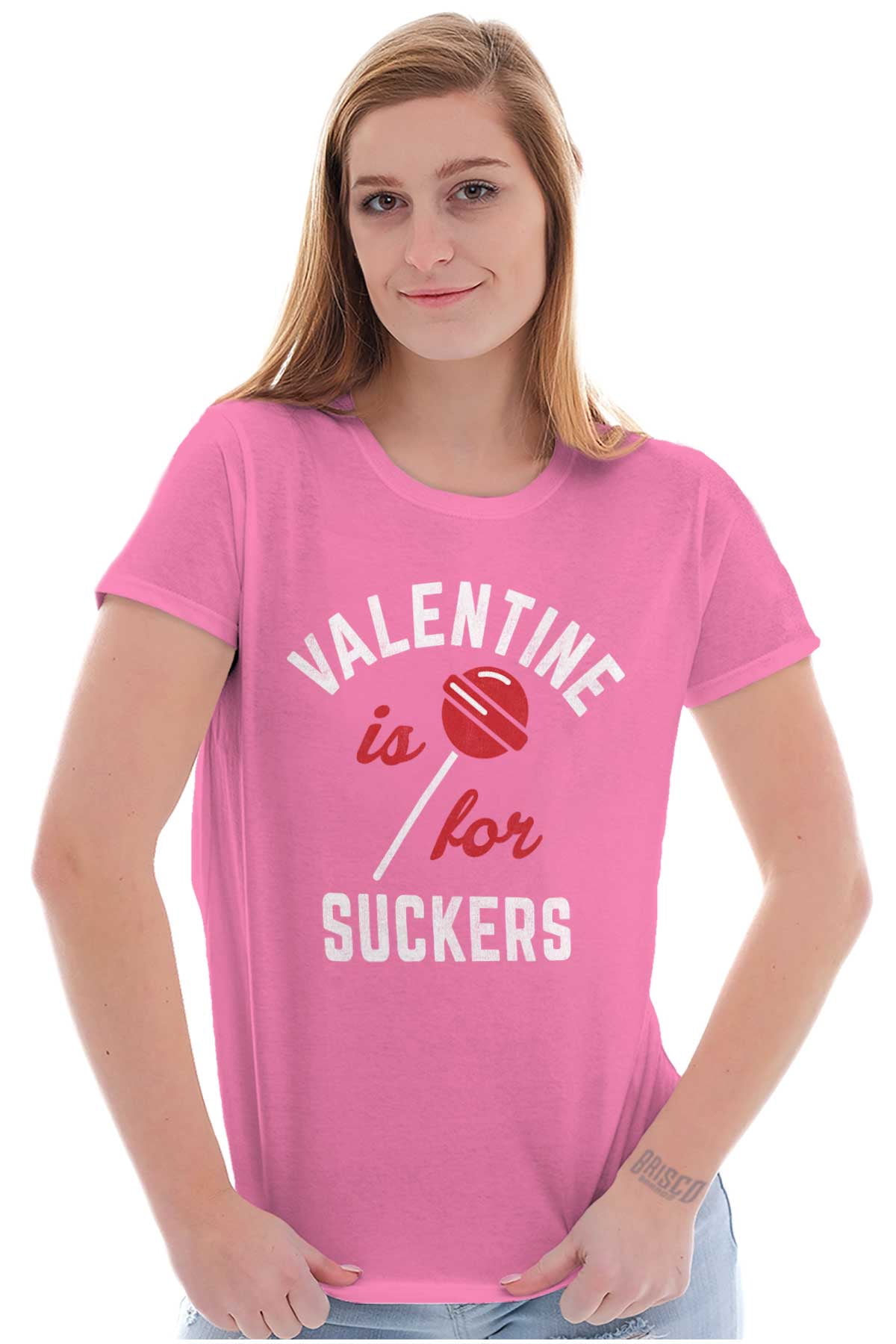 Funny Valentines Day For Suckers Women's Plus Size Shirt Brisco Brands ...