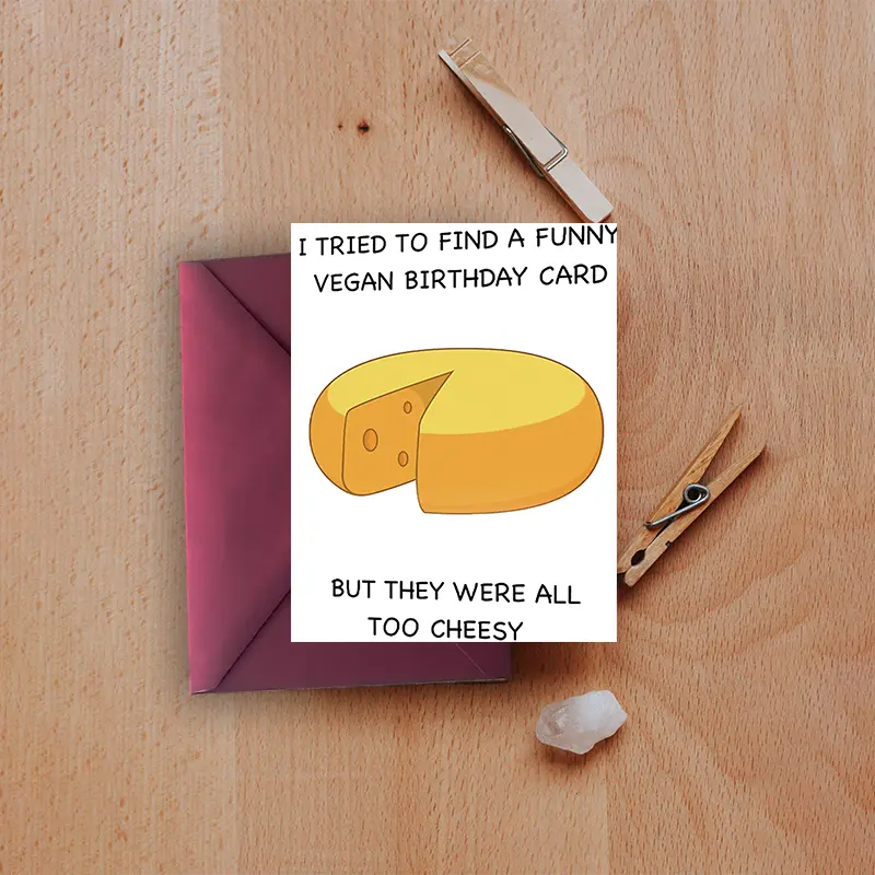 Funny Vegan Birthday Card – "I Tried to Find a Funny Vegan Birthday ...