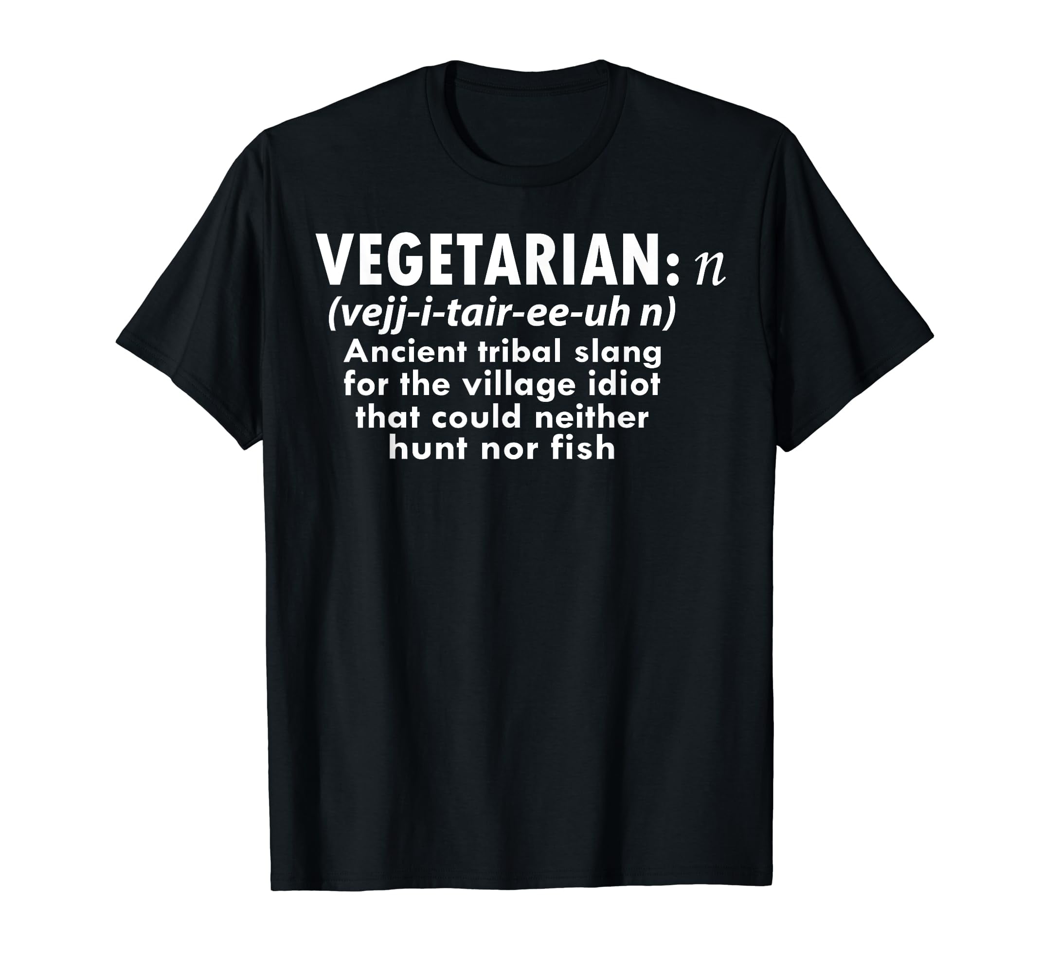 Funny Vegetarian Definition PETA T-Shirt - Walmart.com