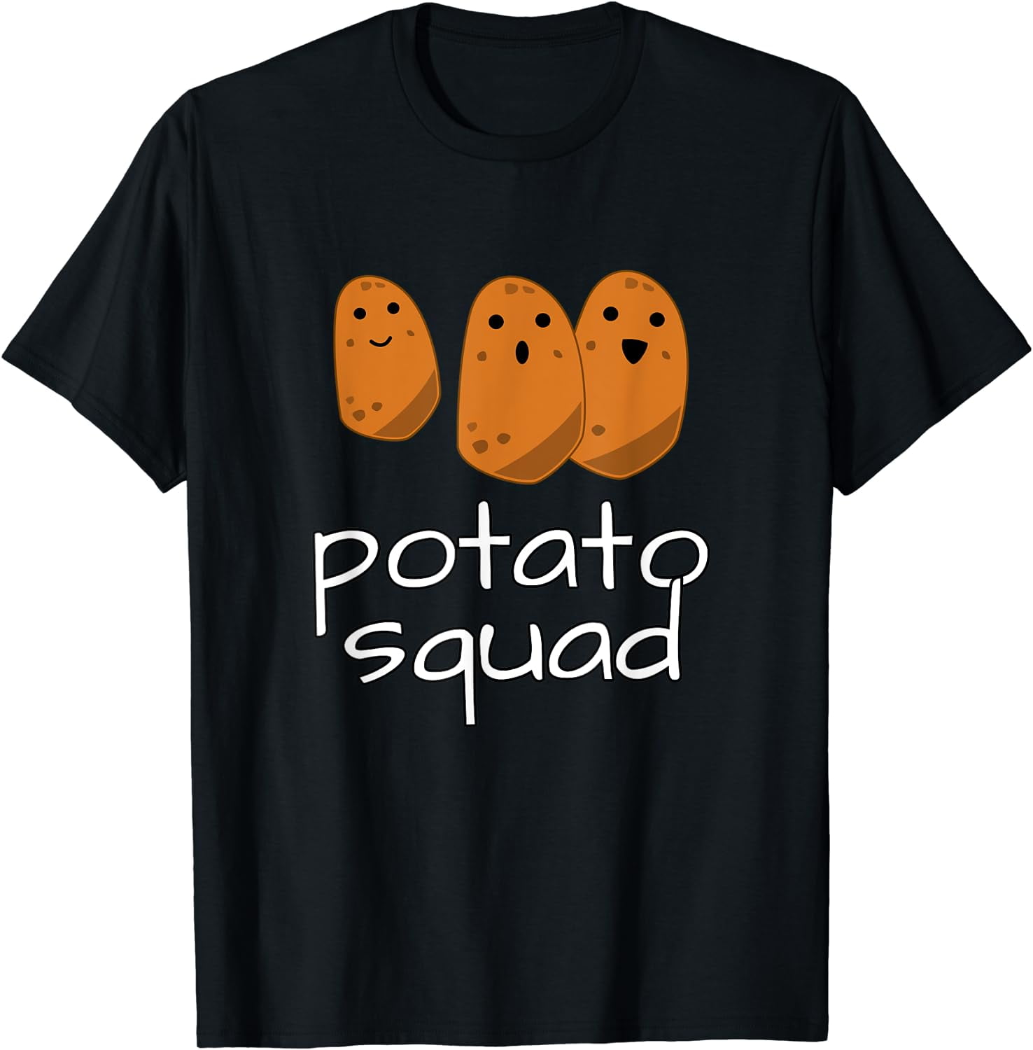Funny Veggie Party Shirt Vegan Potato Squad Tee T-Shirt - Walmart.com