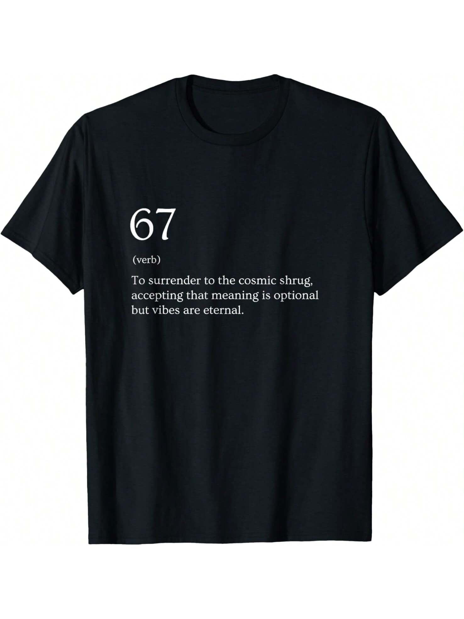 Funny Vibes Are Eternal Definition Quote Unisex Short Sleeve Graphic T ...