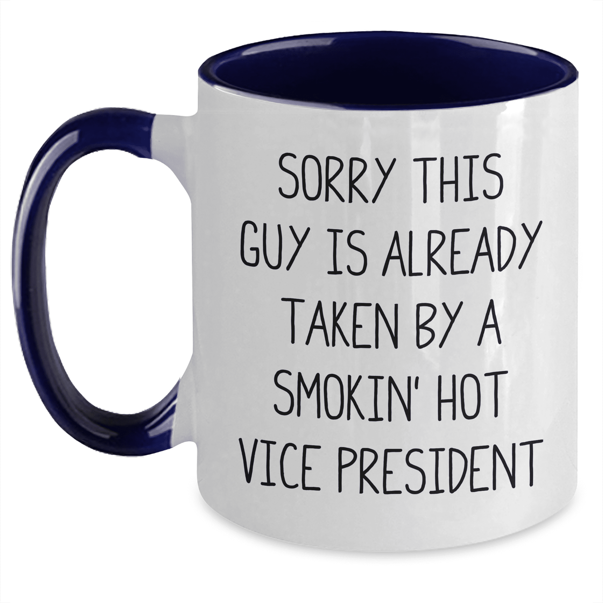 Funny Vice President Gifts from Friends, Unique Two Tone Coffee Mugs ...