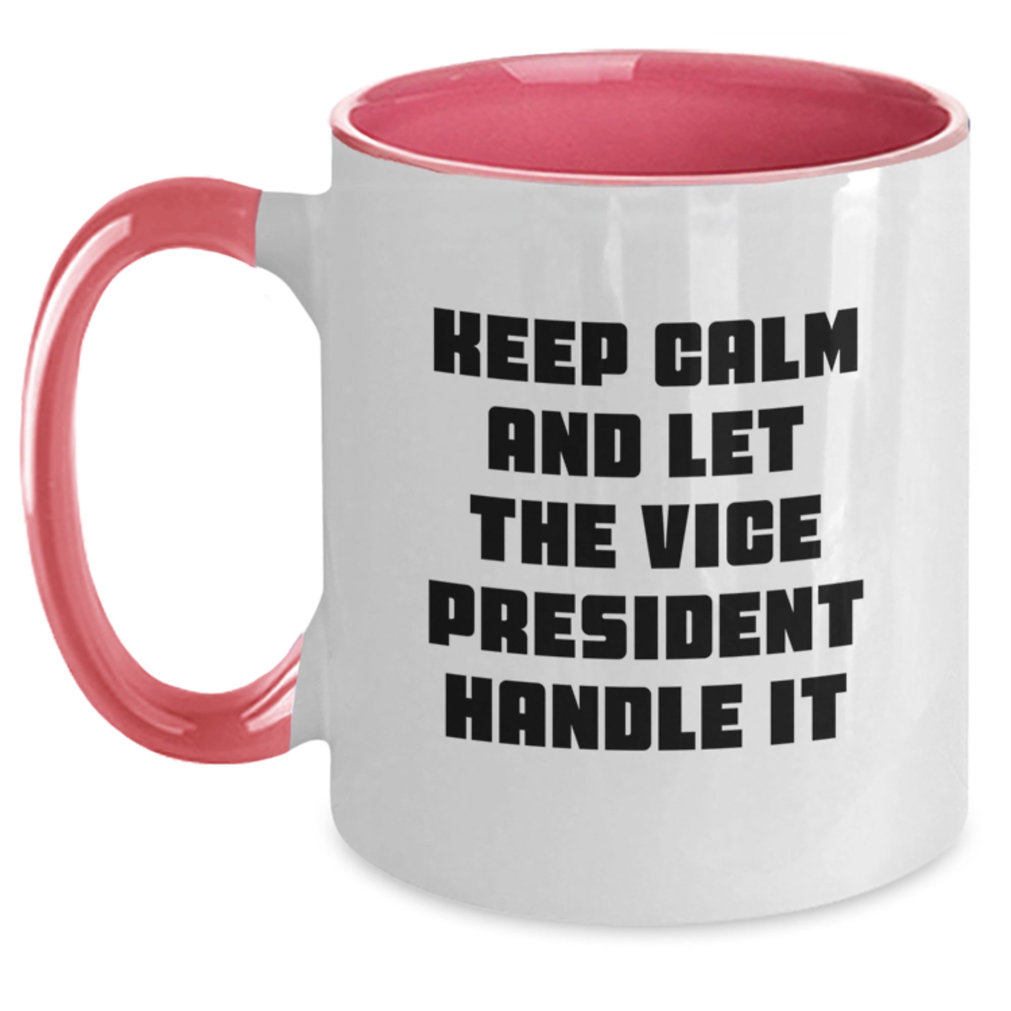 Funny Vice President Two Tone Coffee Mugs Gifts for Him From Friends ...