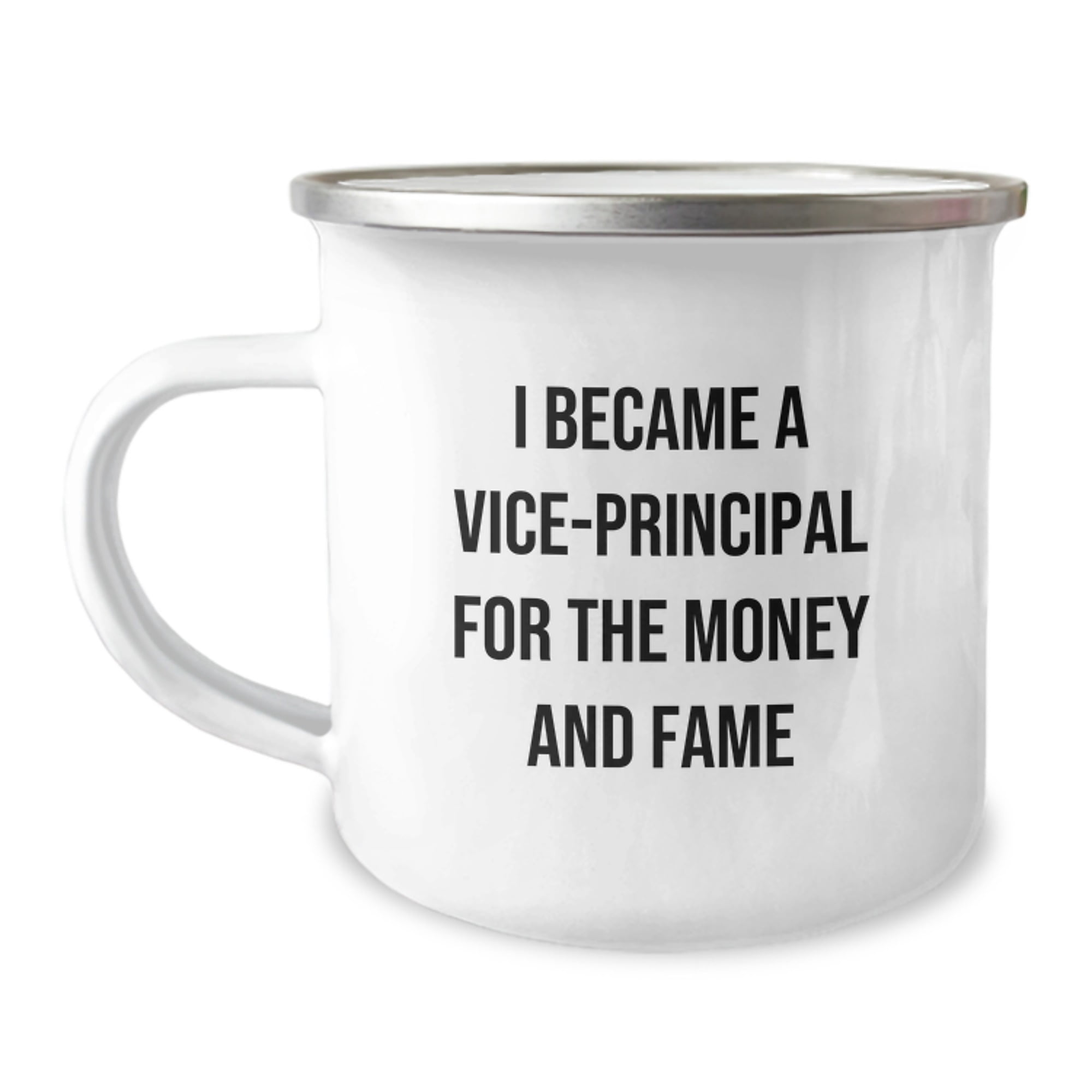 Funny Vice-Principal Gifts, Vice-Principal Camping Mug, I Became A Vice ...
