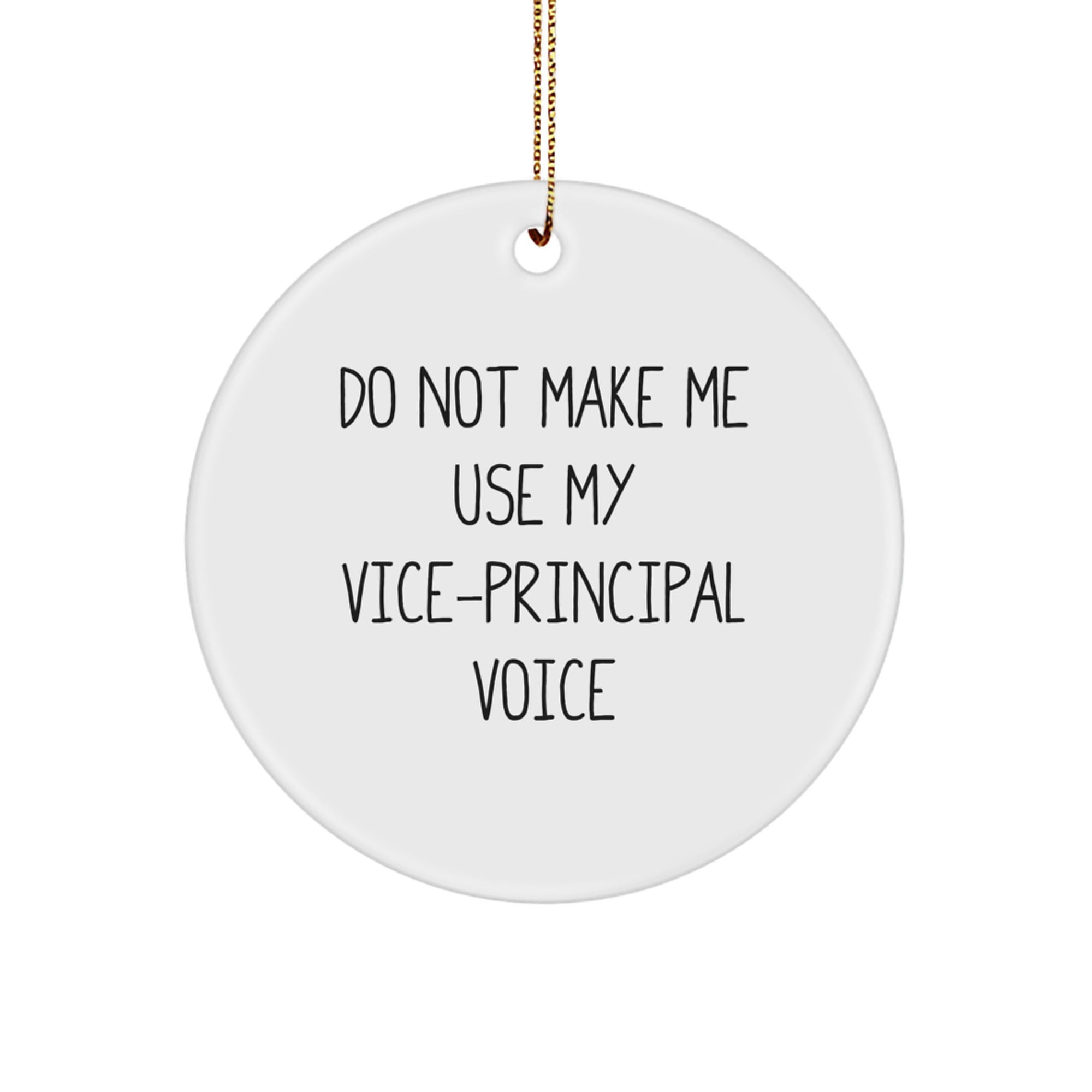 Funny Vice-principal Gifts for Christmas - 'Do Not Make Me Use My Vice ...