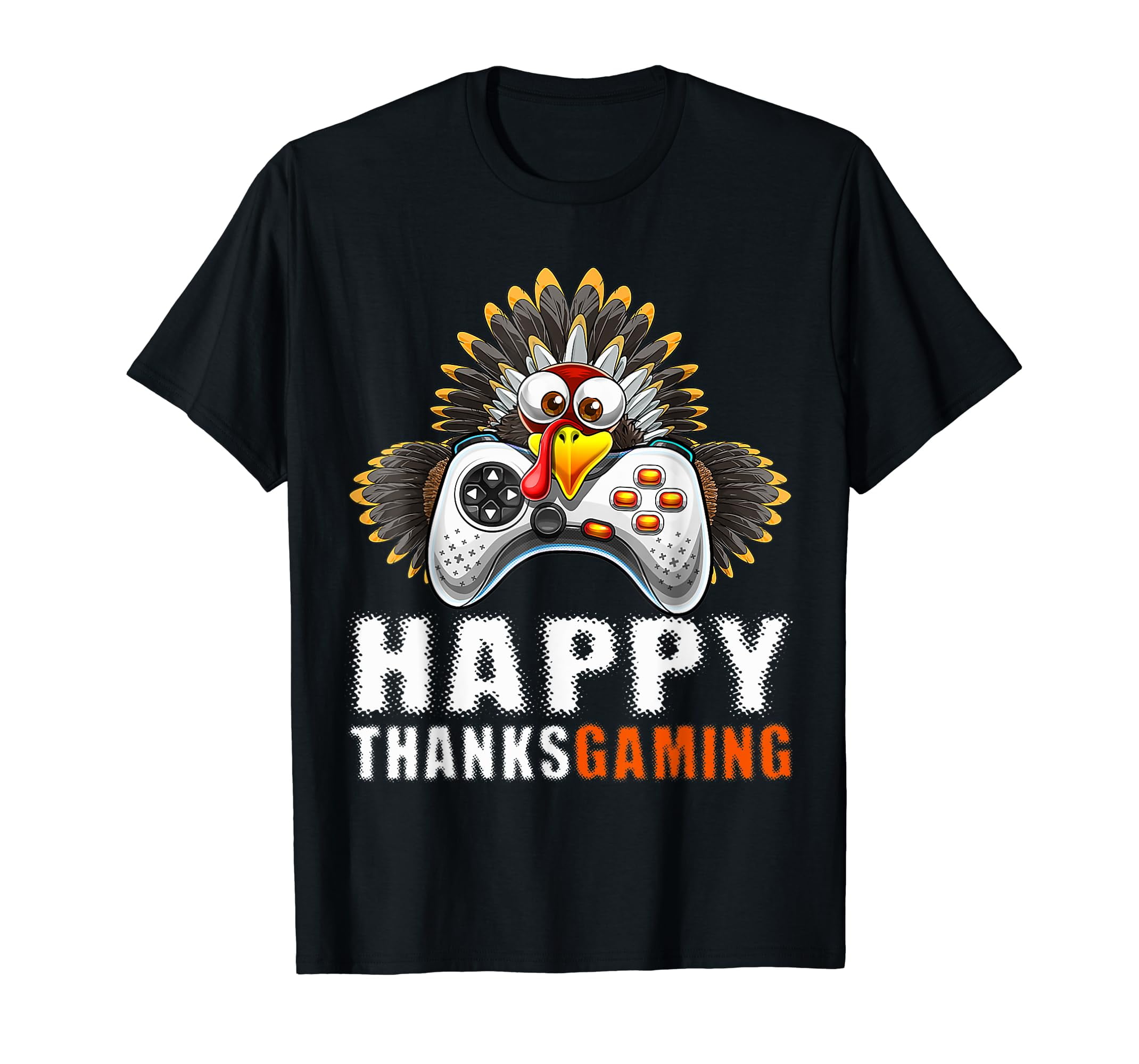 Funny Video Game Console Turkey Thanksgiving Gamers Gaming T-Shirt ...