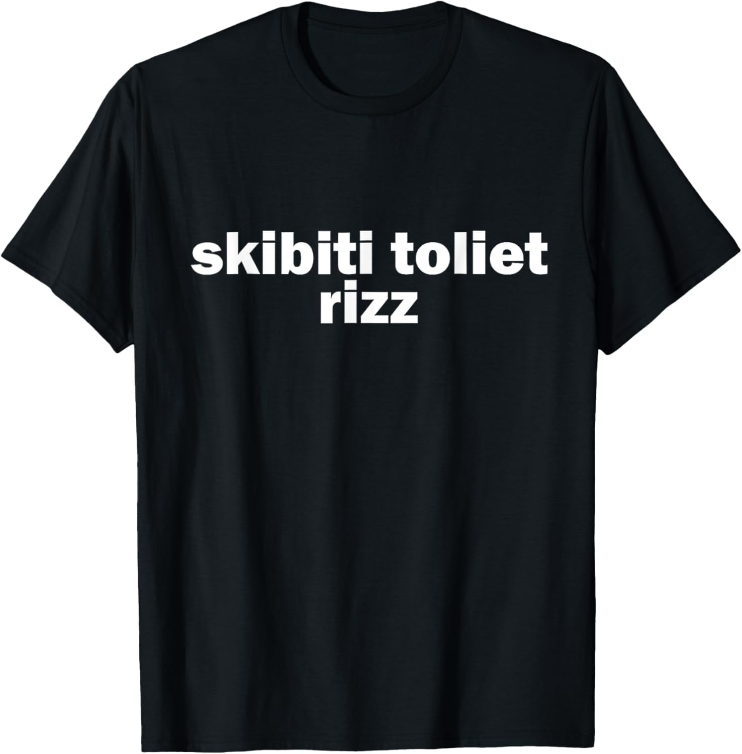 Funny Viral Influencer Brain Rot Slang Skibiti Toilet Rizz T-Shirt ...