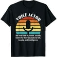 Funny Voice Actor Definition Voice Artist Voice Over T-Shirtmen and ...