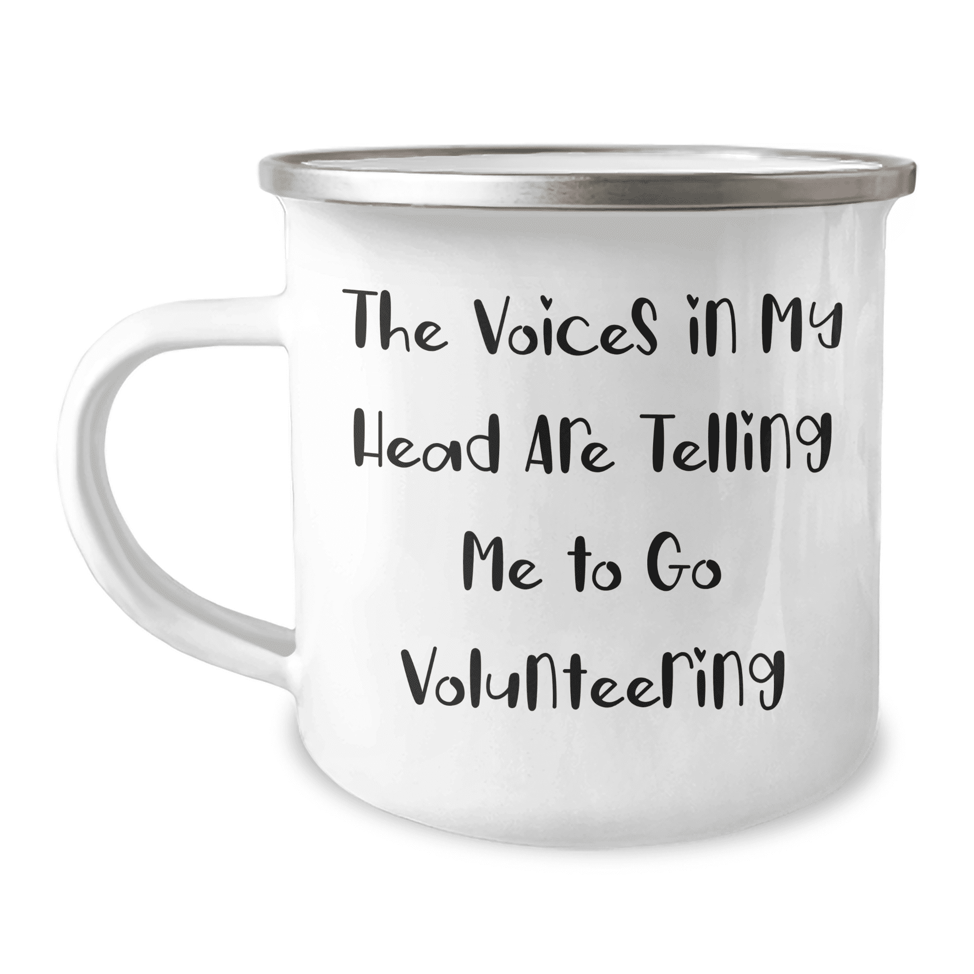 Funny Volunteering Gifts For Men, Unique Camping Mug 'The Voices In My ...