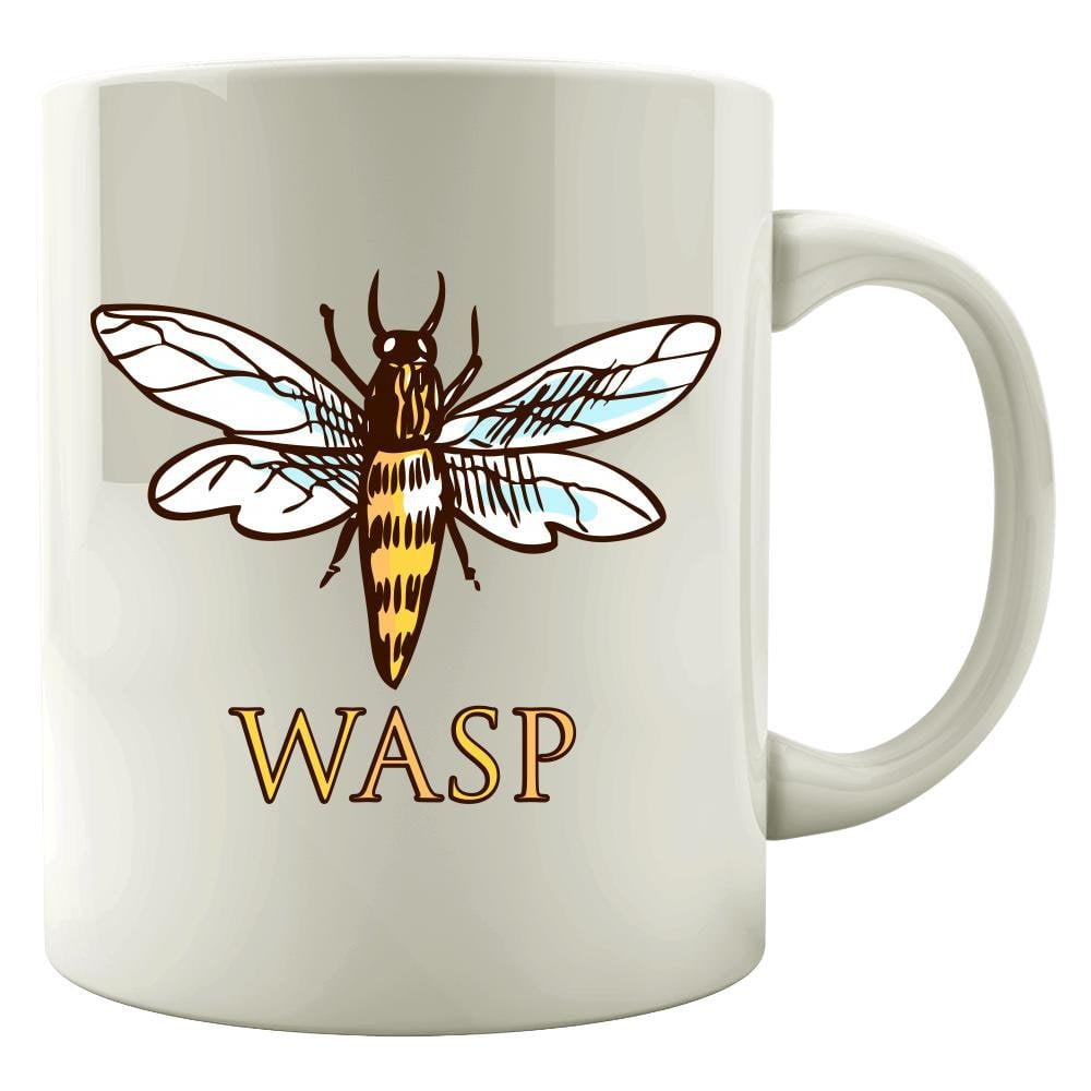 Hilarious Wasp Mug - Flying Insect Humor Gift - Fun Coffee Cup for Bug ...
