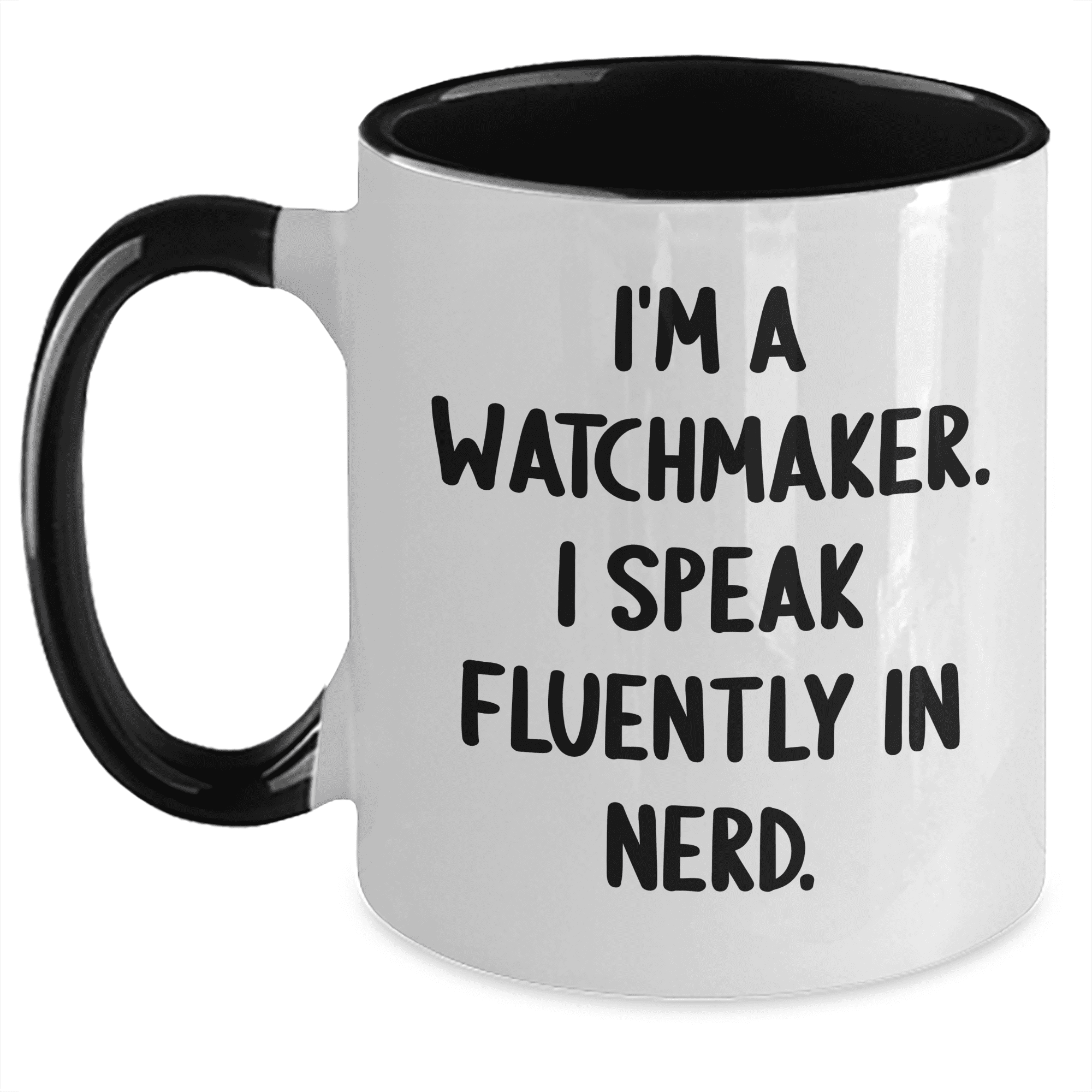 Funny Watchmaker Gifts from Men, Unique Two Tone Coffee Mugs for ...