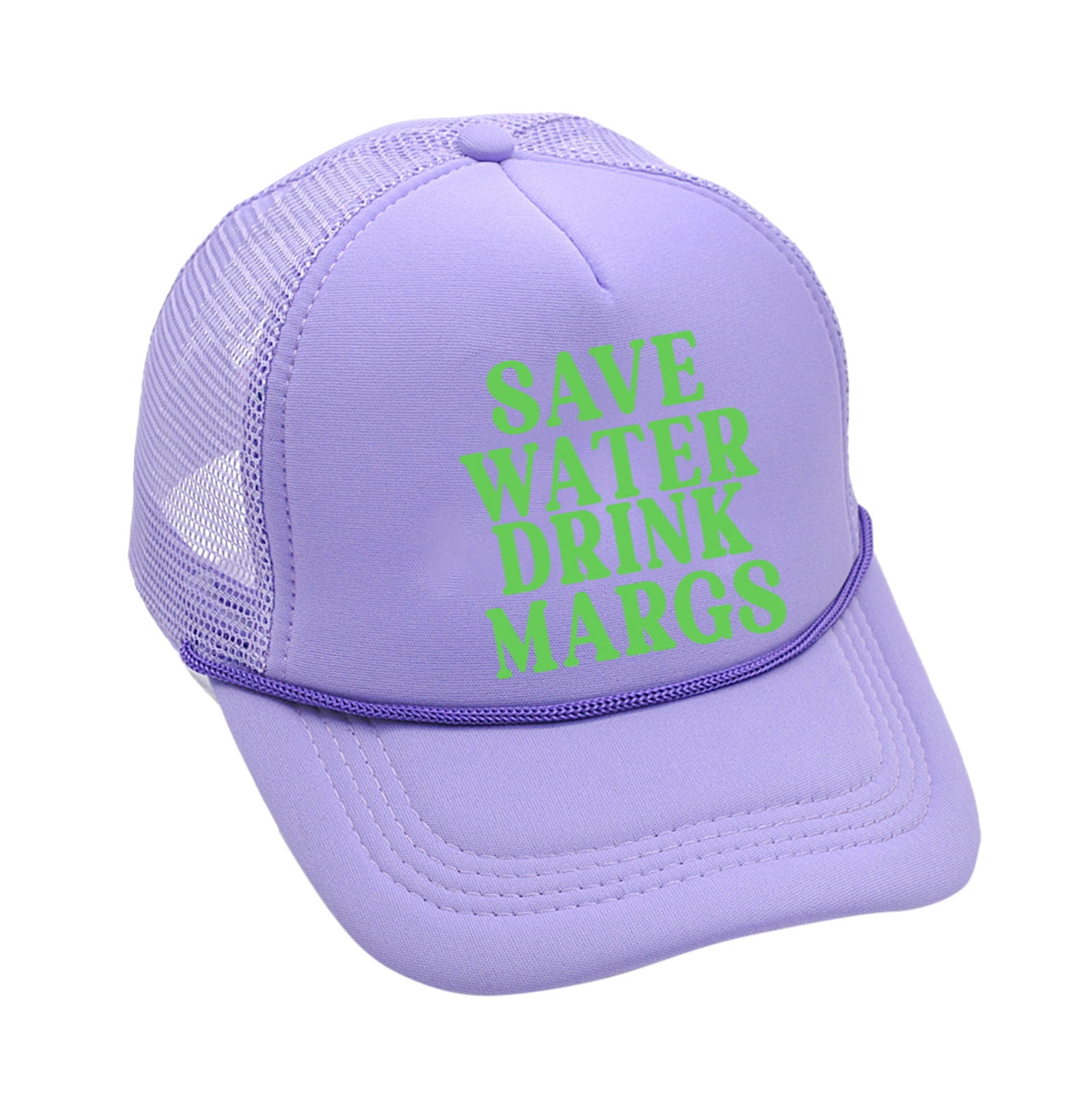 Funny Water Drink Margs Trucker Hat for Women Men - Cute Graphic ...