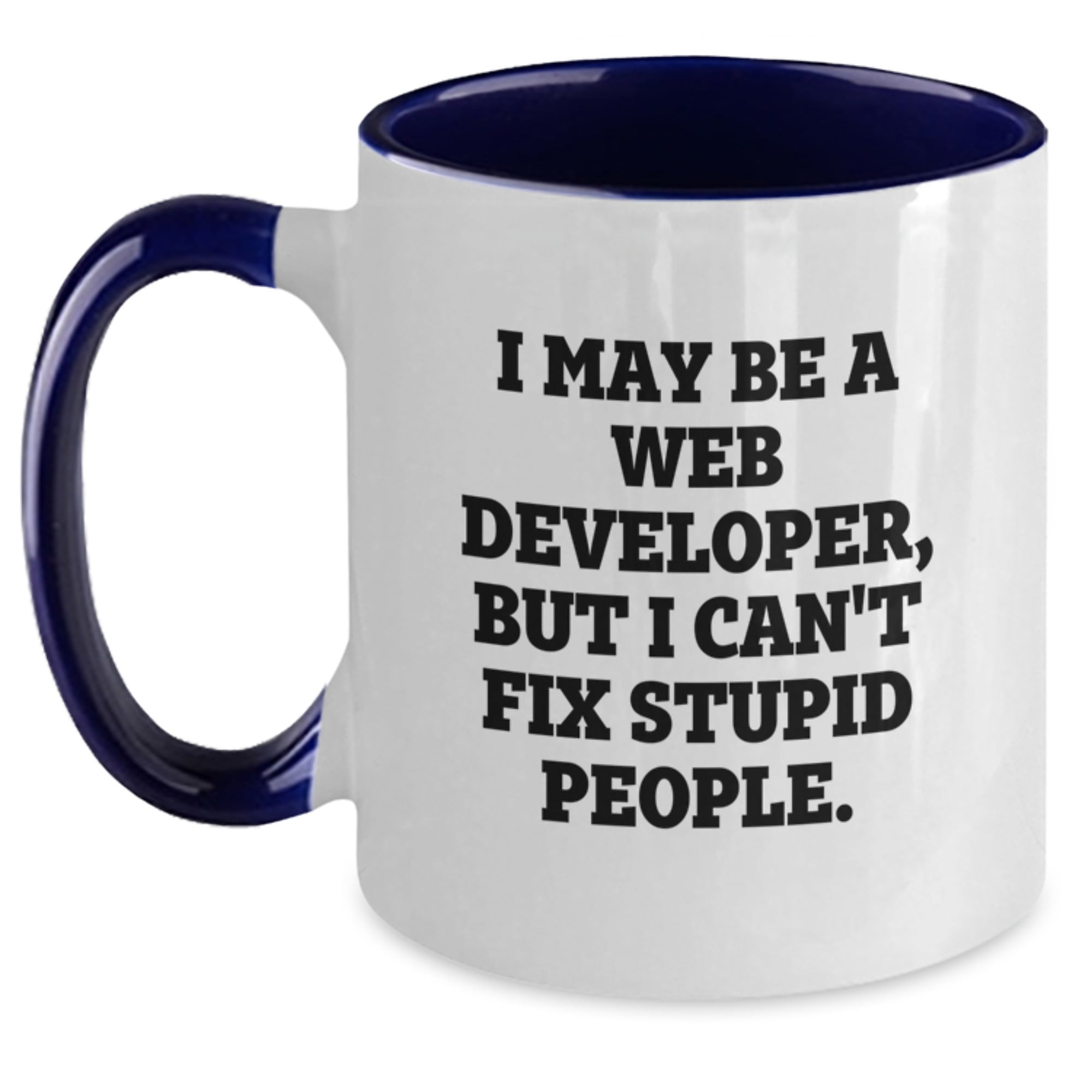 Funny Web Developer Gifts from Friends, Two Tone Coffee Mugs for Men ...