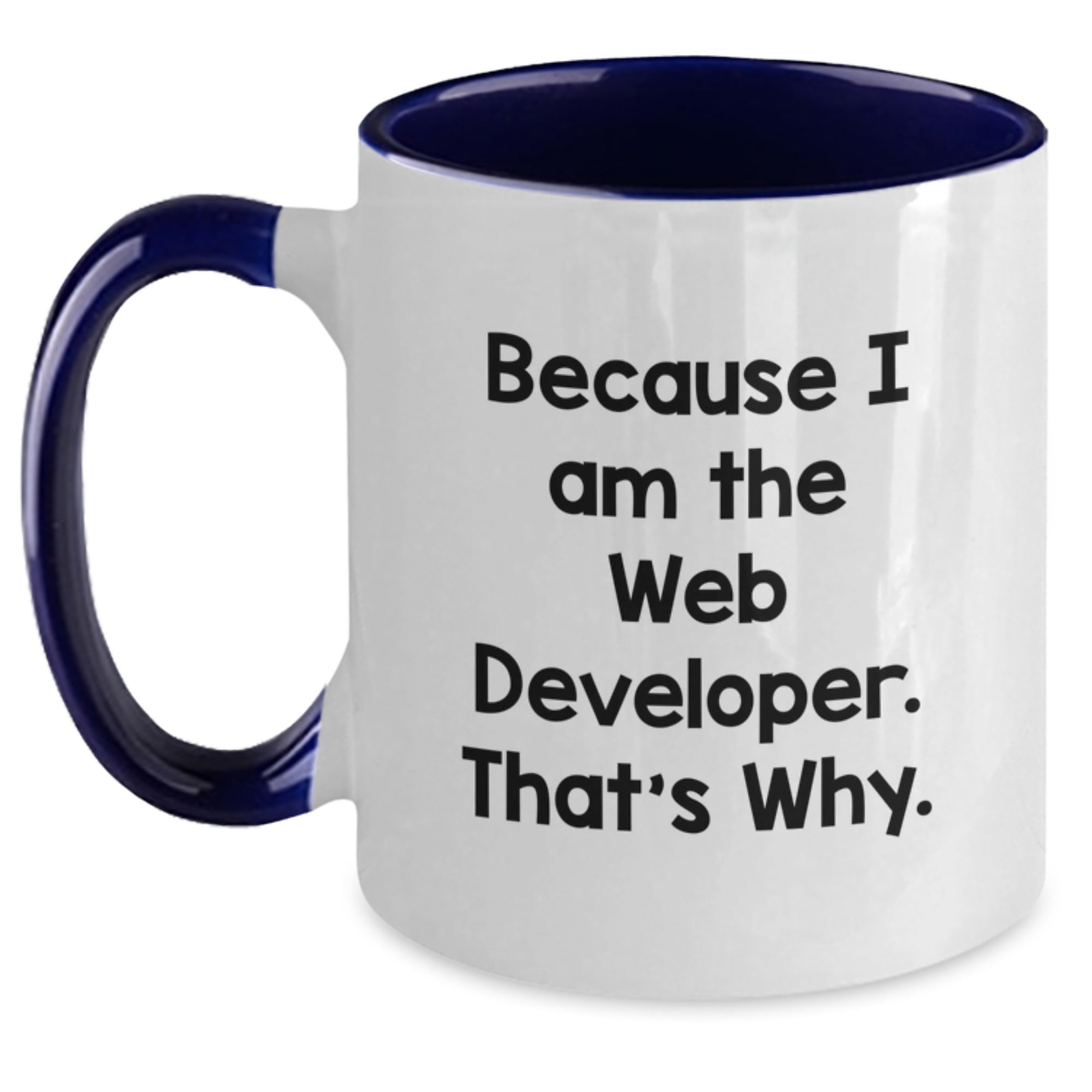 Funny Web Developer Gifts from Friends, Unique Two Tone Coffee Mugs for ...