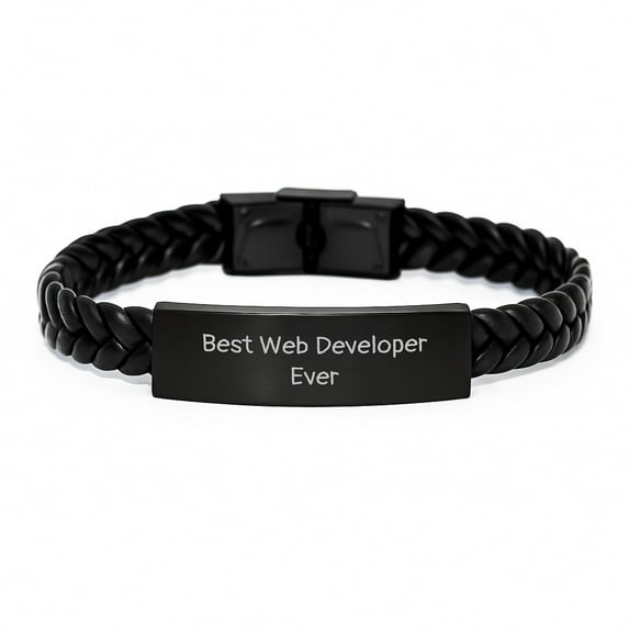 Funny Web Developer Gifts for Men - Best Web Developer Ever Interlaced ...