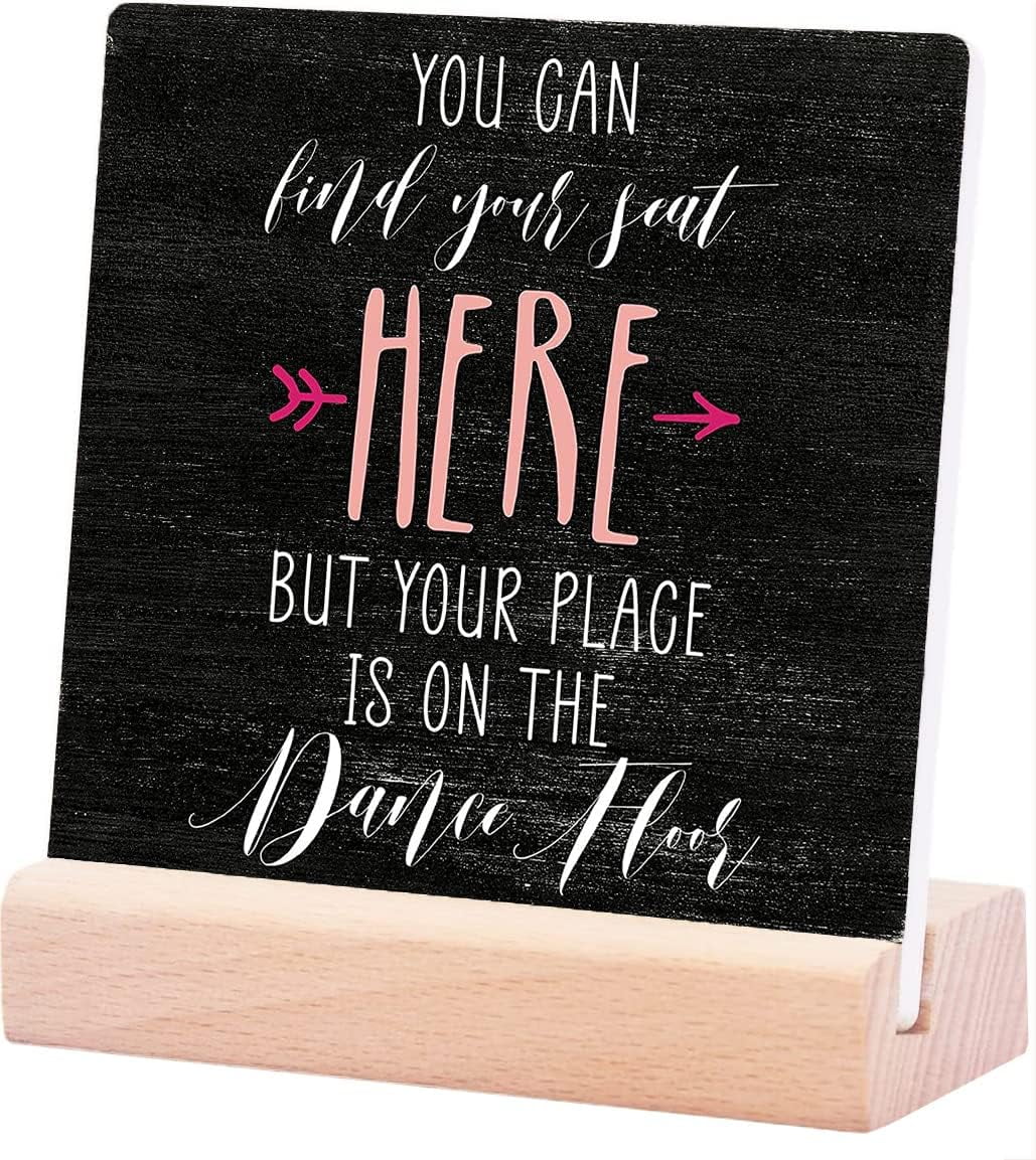 Funny Wedding Seating Ceramic Table Sign Plaque Desk Decor Plaque You ...