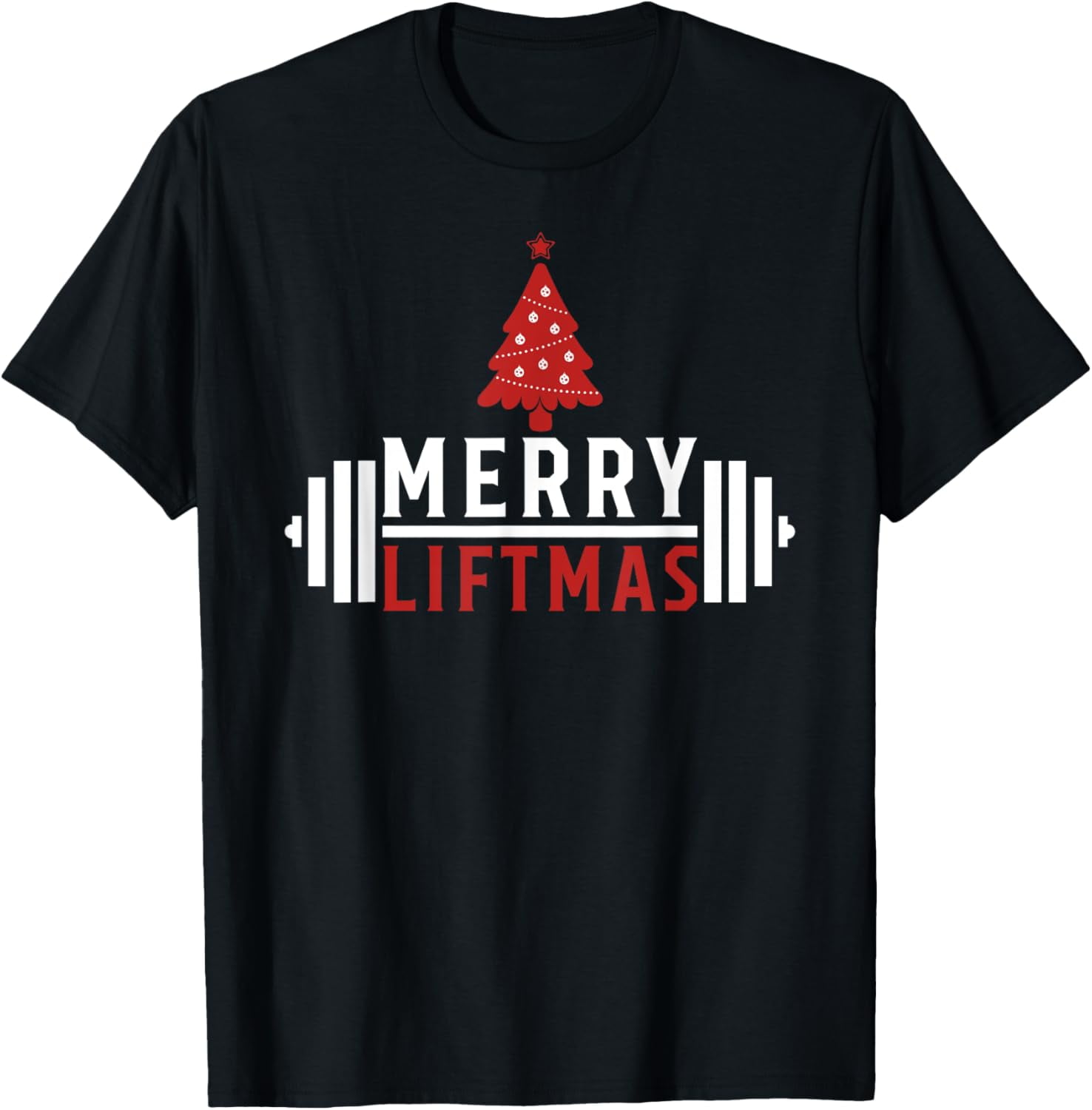 Funny Weightlifting - Weight Lifters Merry Liftmas Christmas T-Shirt ...