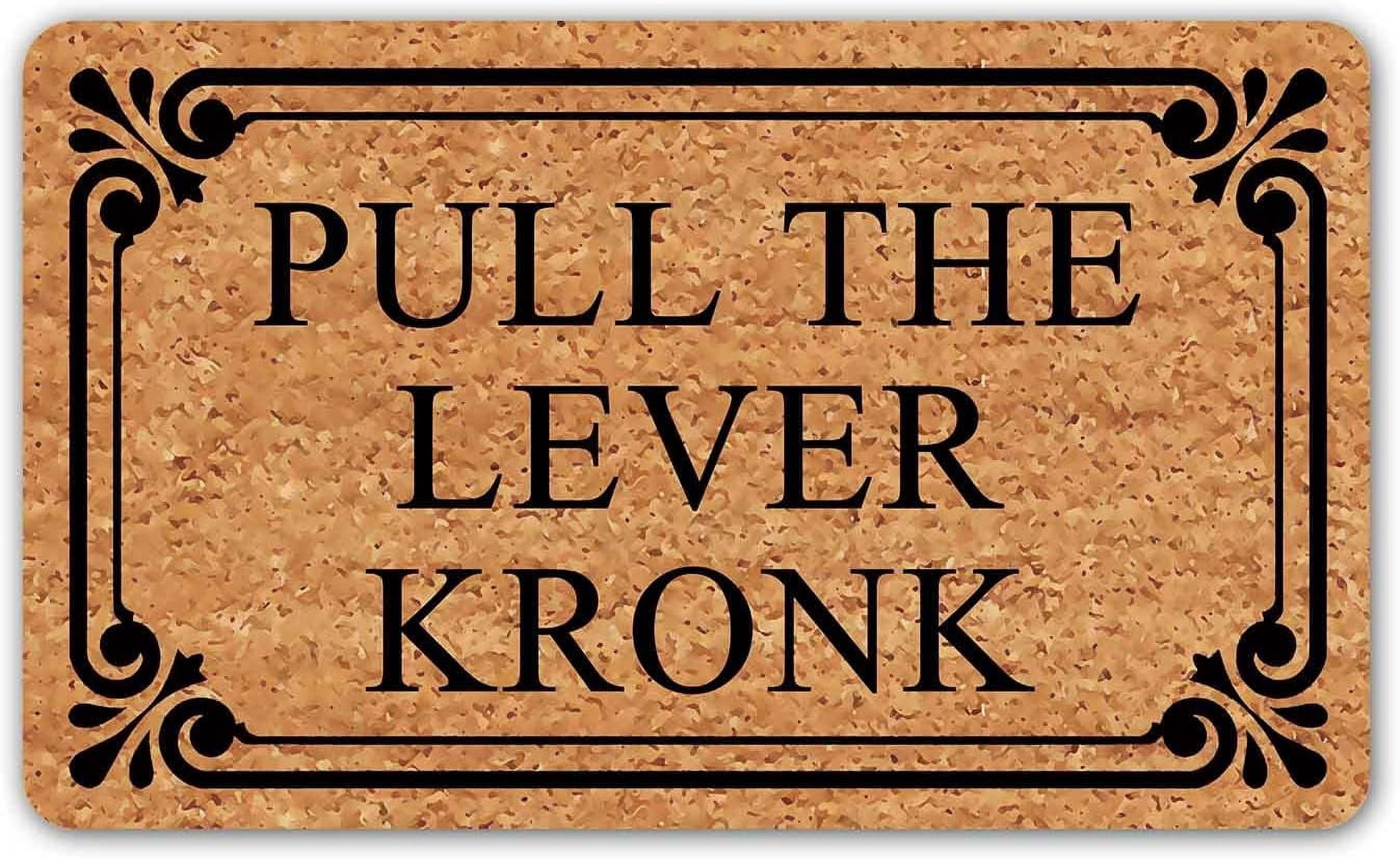 Funny Welcome Doormat for Entrance Way Indoor Floor Rug24"x16" Pull The ...