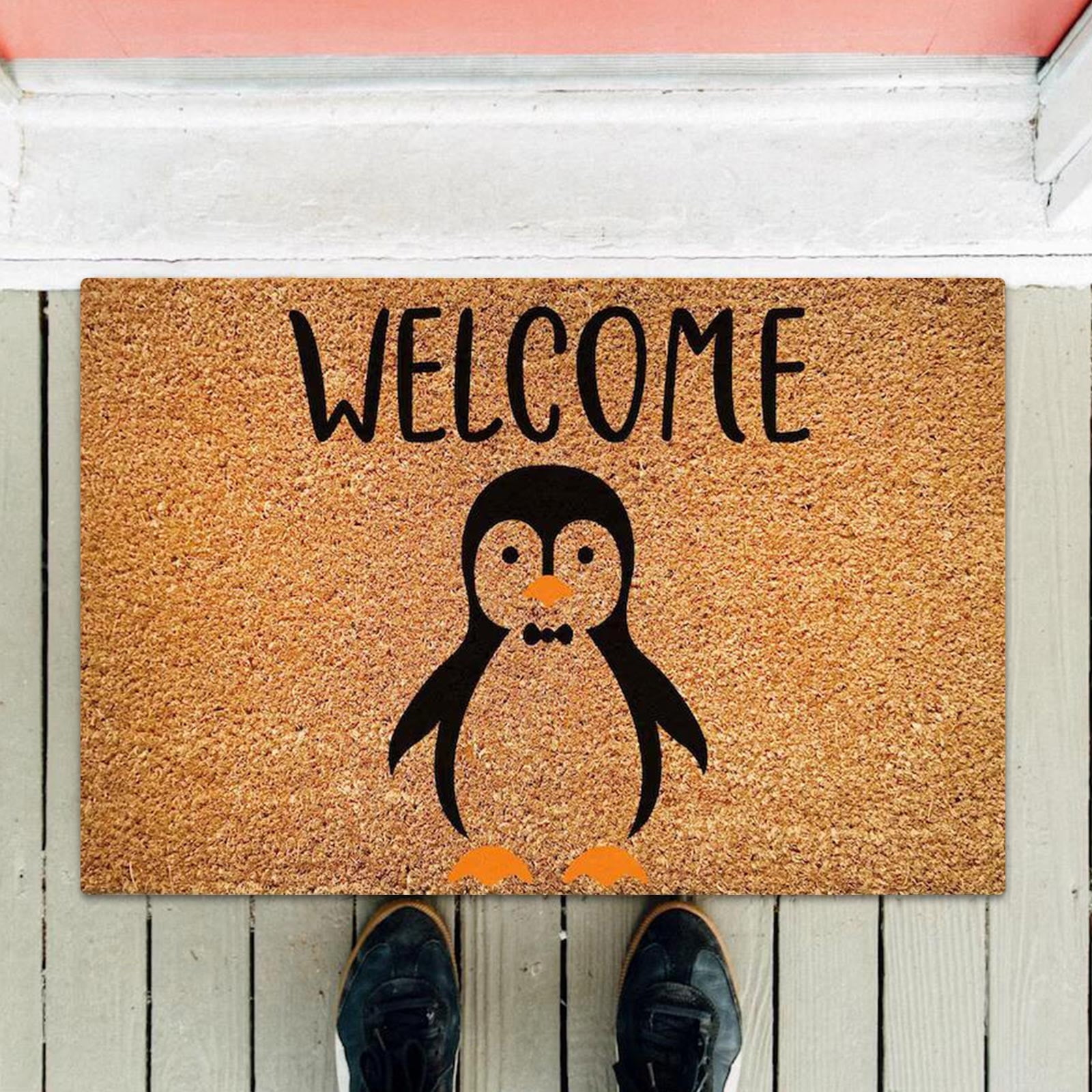 Funny Welcome Doormat For Entrance Way Indoor Front Porch Rugs Cute ...