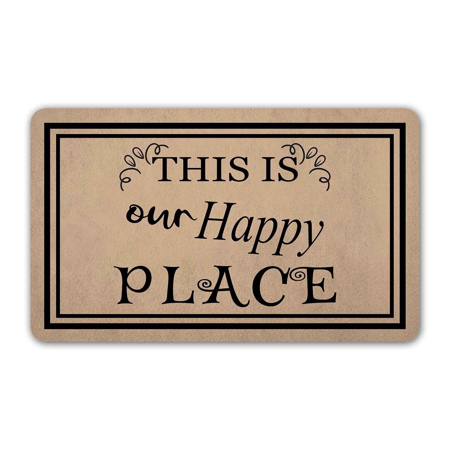 Funny Welcome Doormat Home Decor Rugs Welcome Mat with Rubber Back ...