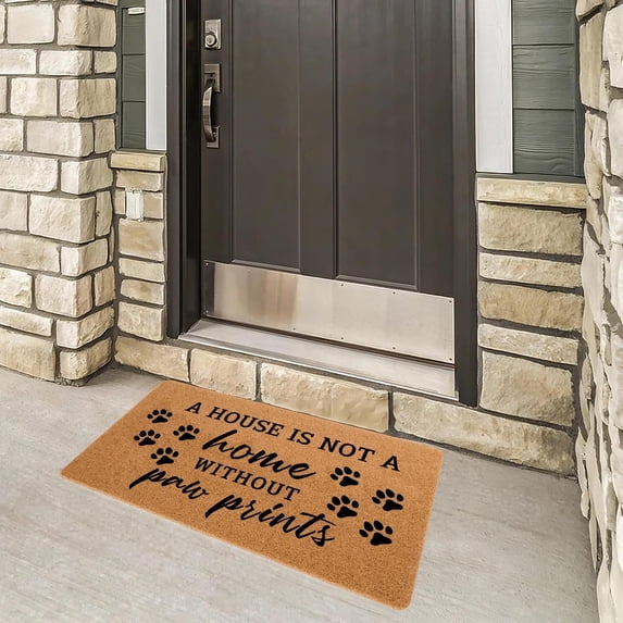 Funny Welcome Doormat A House is Not A Home Without Paw ...