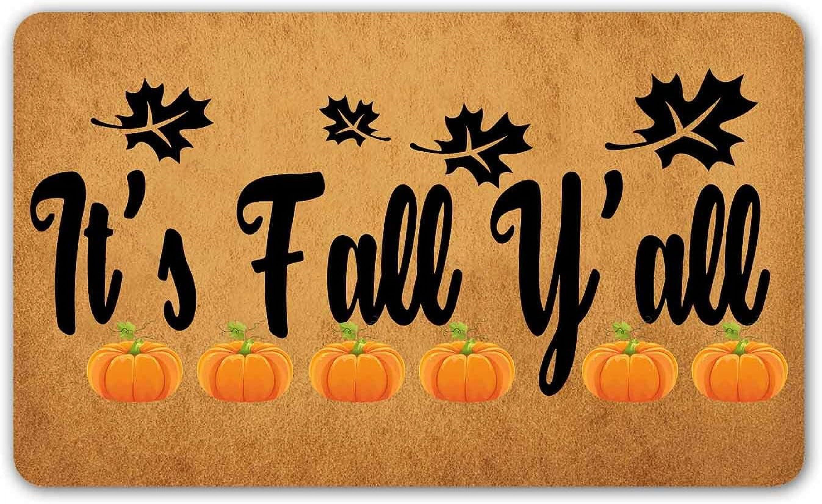 Funny Welcome Doormat Indoor Entray Front Porch Welcome Mat with Rubber Back 18x30 Inch It's ...