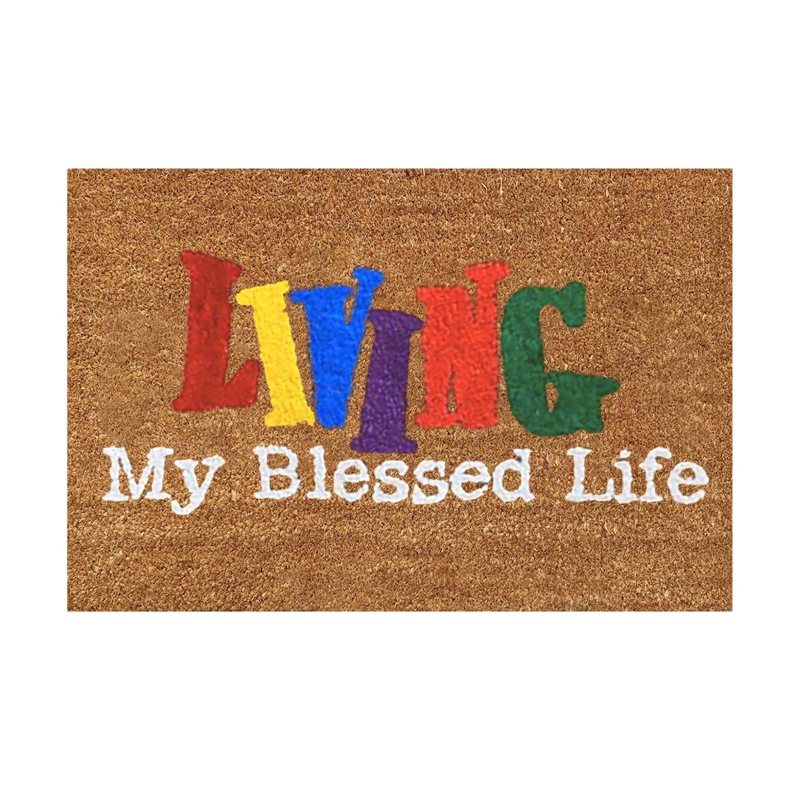 Funny Welcome Doormat Personalized Welcome Mats‘Colorful Living My ...