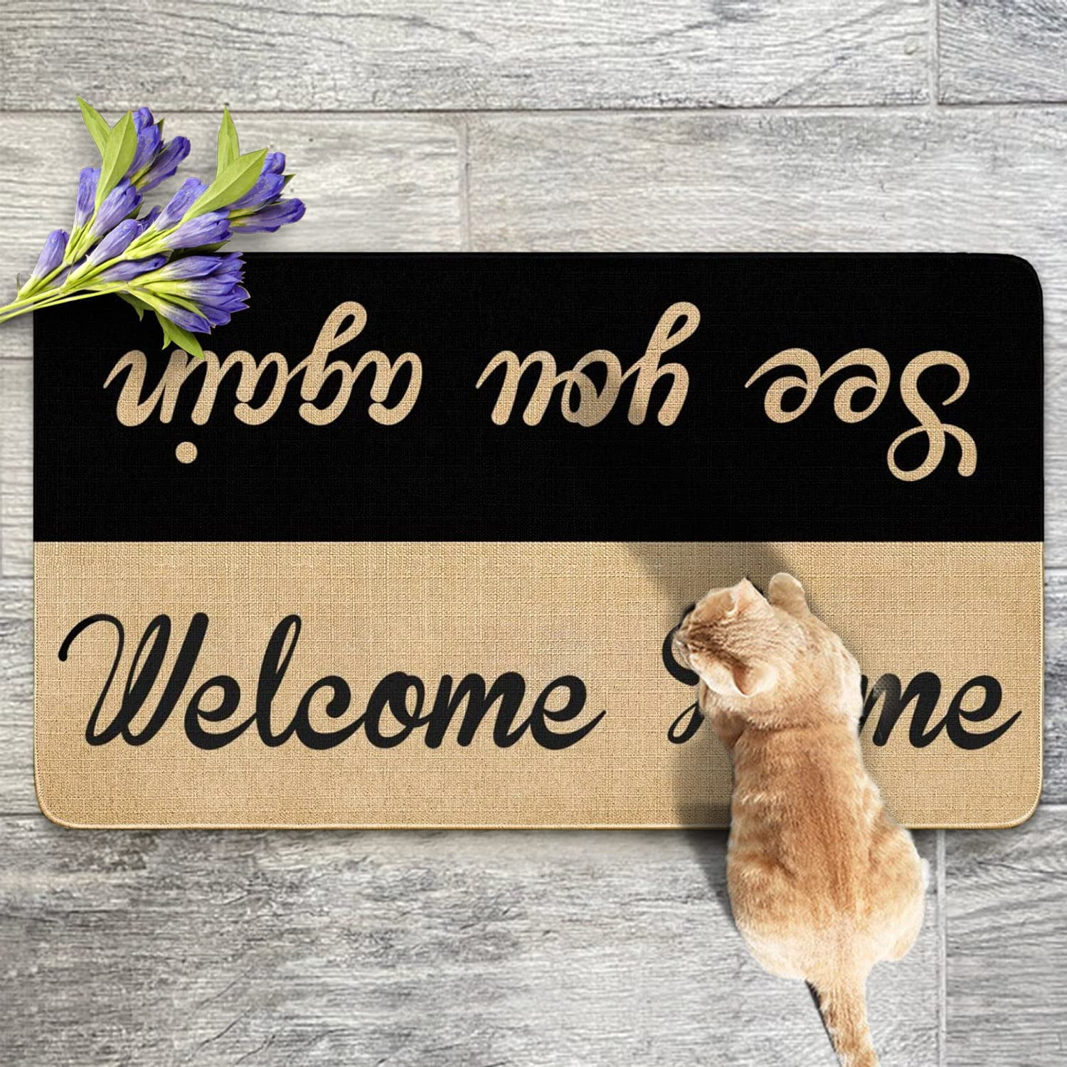 Funny Welcome Mats - Welcome Home See You Again - Front Door Mat ...