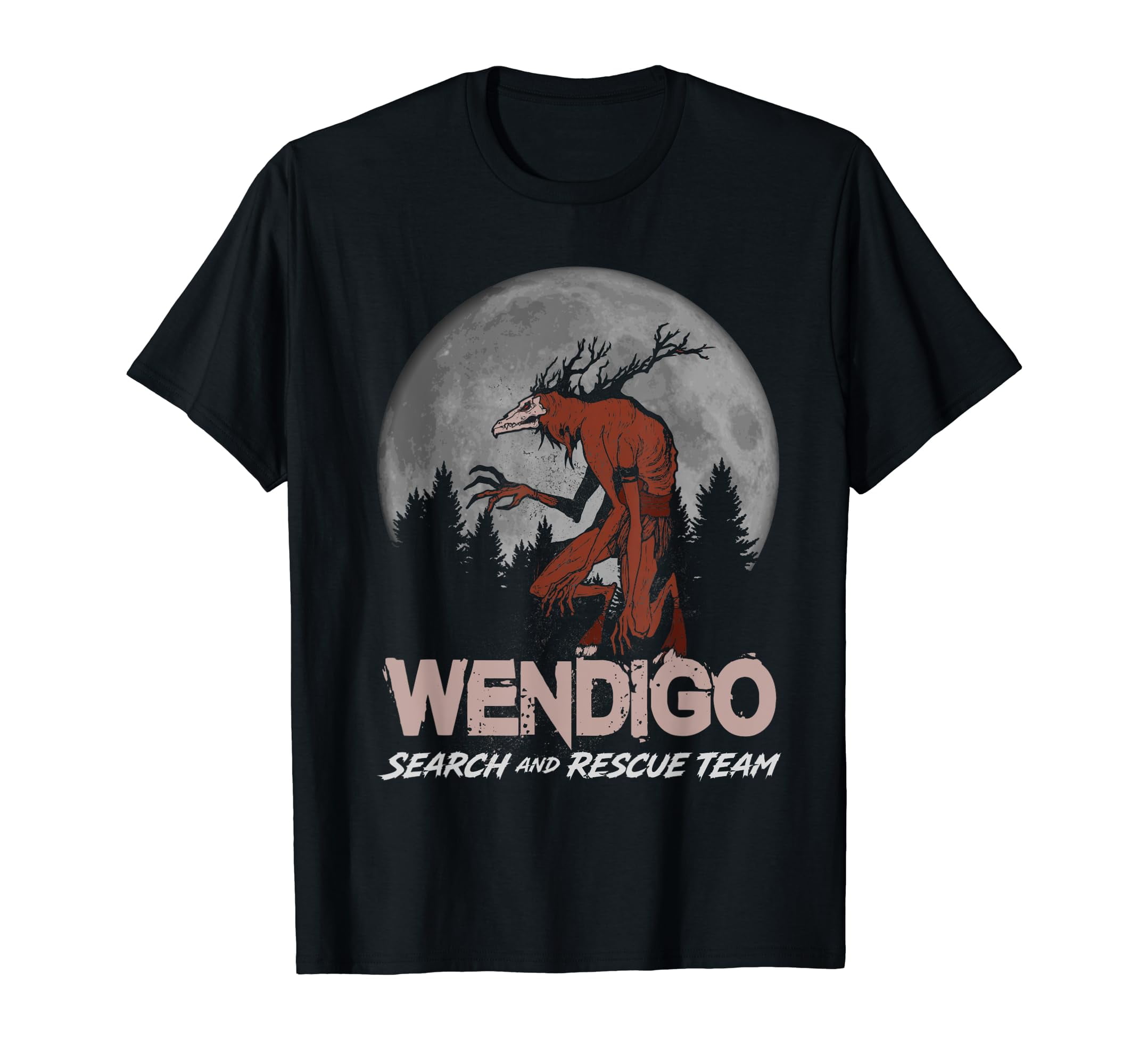 Funny Wendigo Cryptid Skin Walker Folklore Cryptozoology Vintage Myth ...