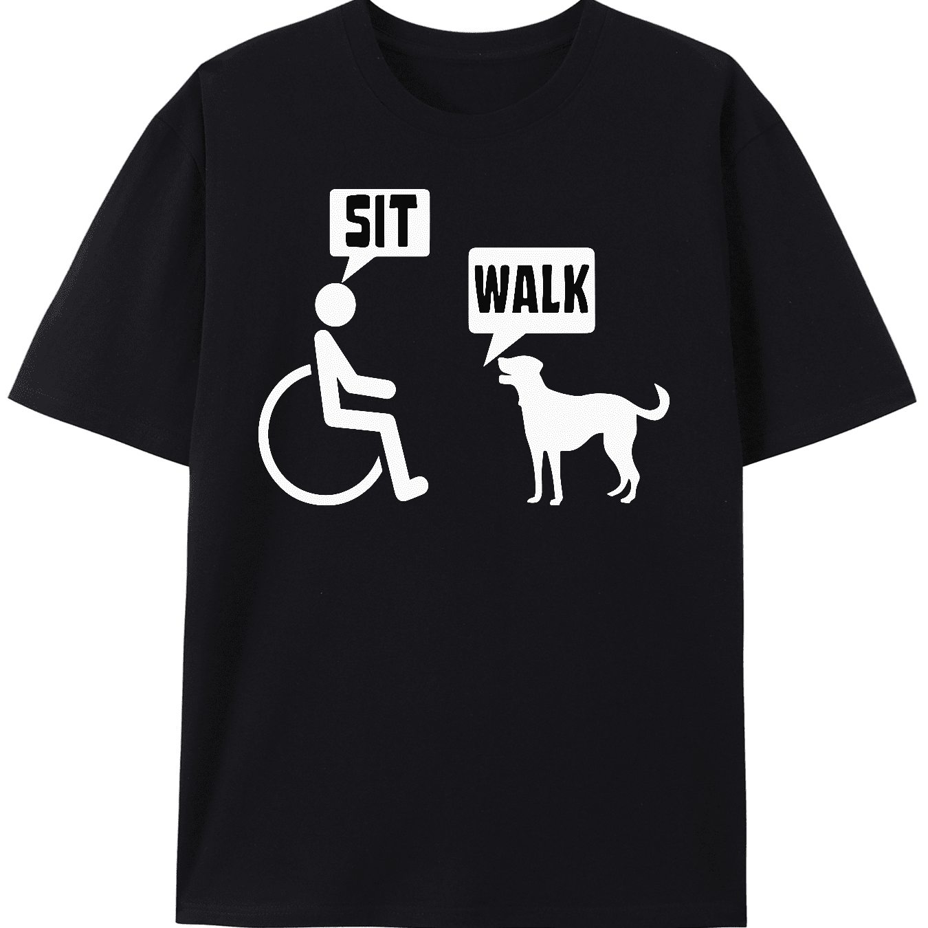 Funny Wheelchair Humor Joke For A Disability In A Wheelchair T-Shirt ...