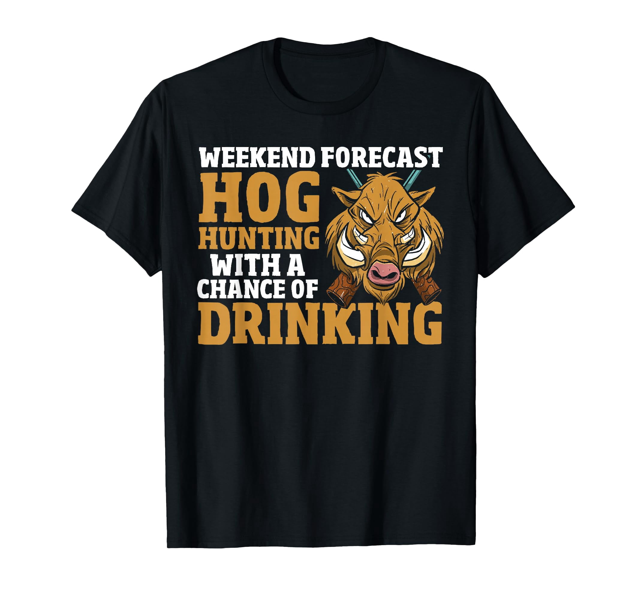 Funny Wild Boar Hunting T-Shirt for Outdoor Enthusiasts and Animal ...