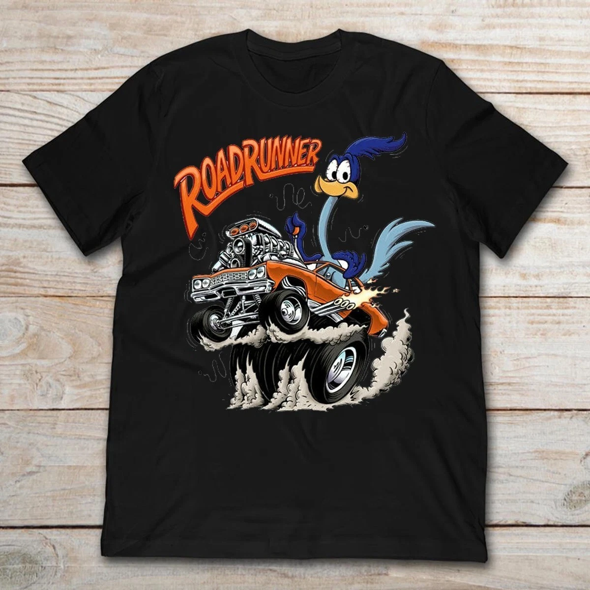 Funny Wile E Coyote and the Road Runner Cartoon T Shirt Black men ...
