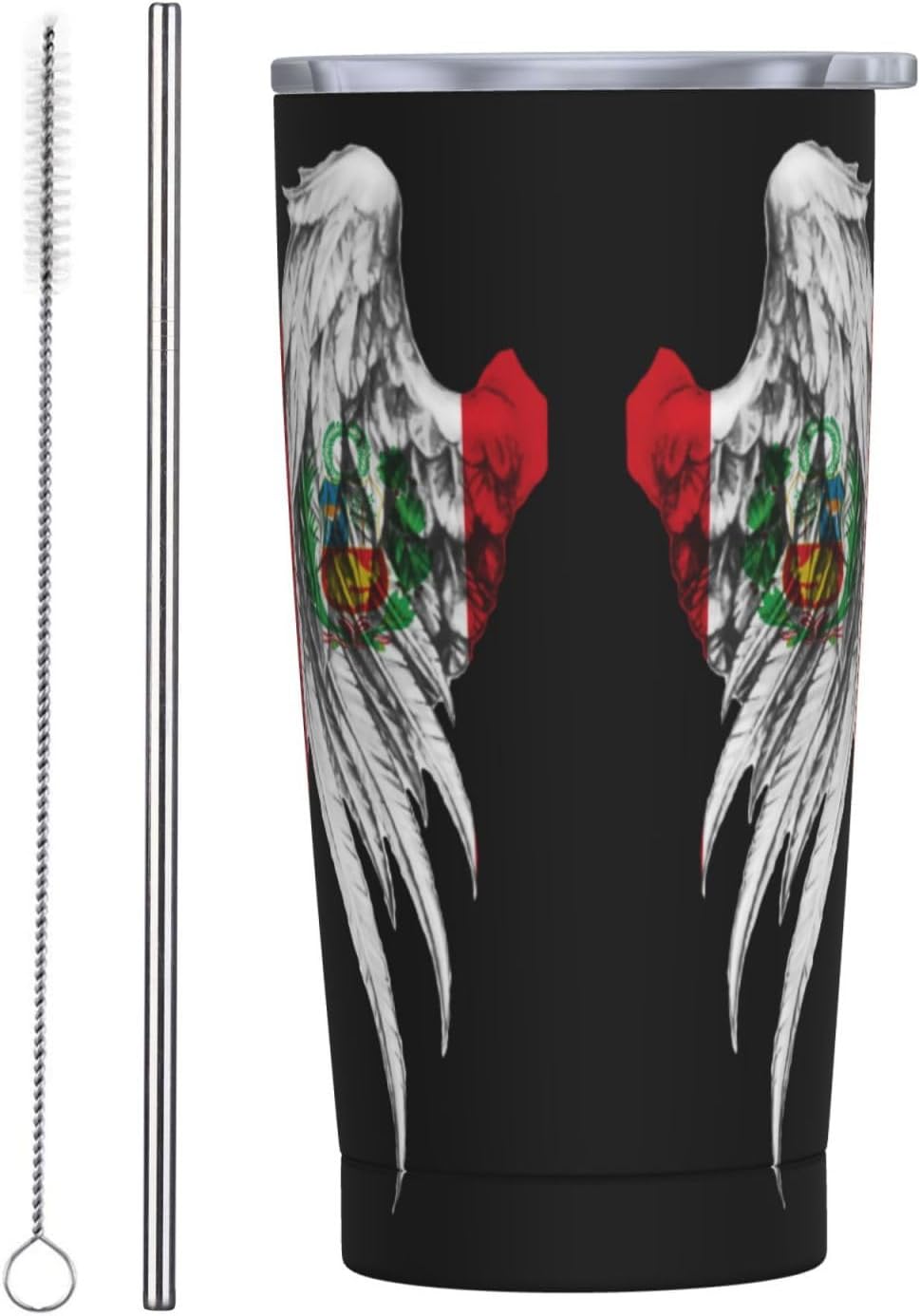 Funny Wings Trinidad And Tobago Flag Stainless Steel Mug 304 Stainless ...