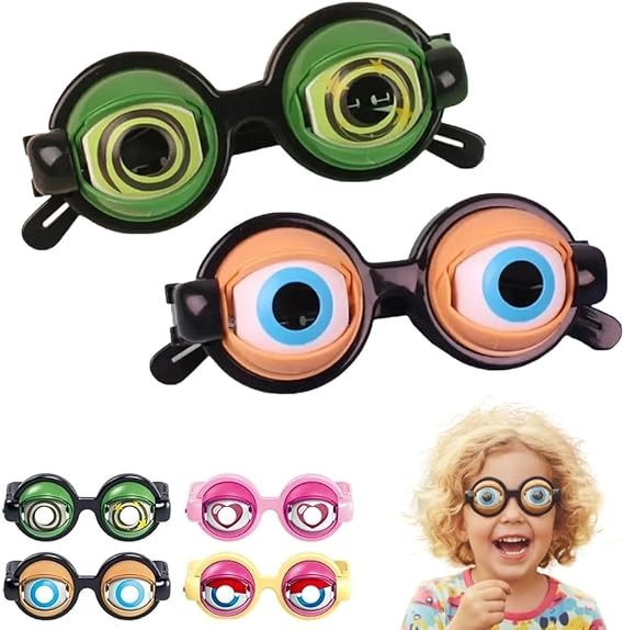 Funny Winking Blinking Eye Glasses,Crazy Eyes Blinking Glasses with ...