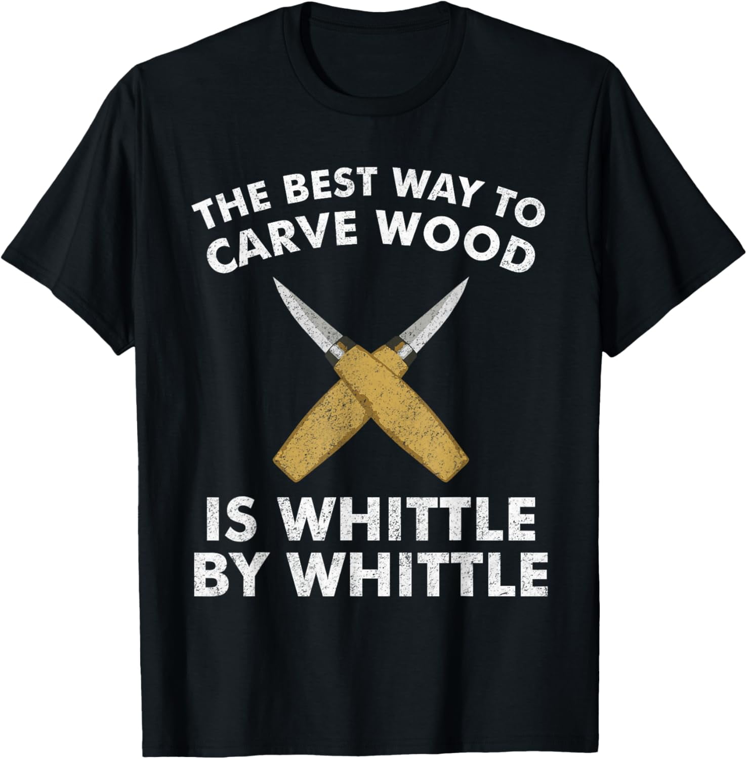 Funny Wood Carving Whittling Woodworking Carpenter Tools T-Shirt ...