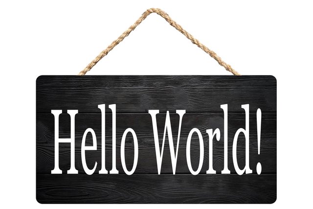 Funny Wood Signs Hello World Wall Art Home Bedroom Wood Plaque Decor 12 ...