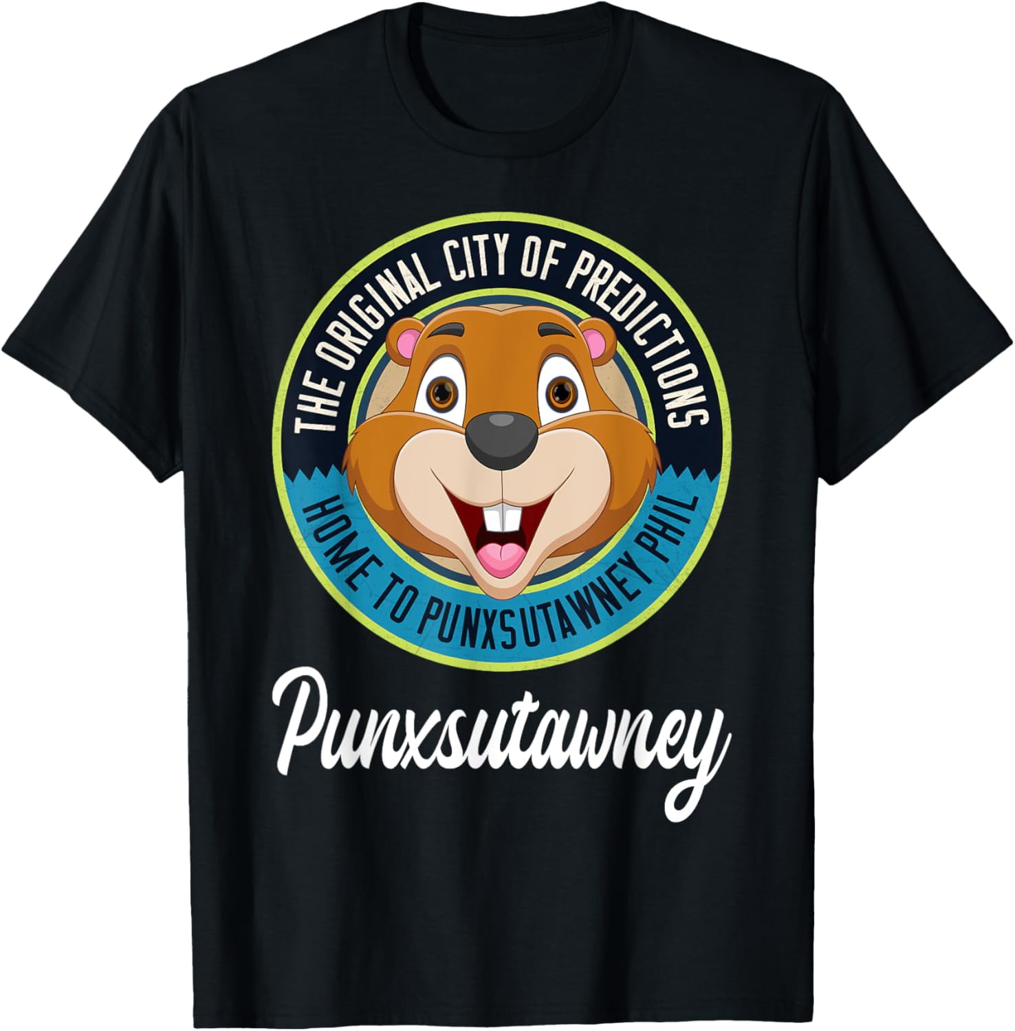 Funny Woodchuck Punxsutawney Phil Groundhog Day T-Shirt - Walmart.com