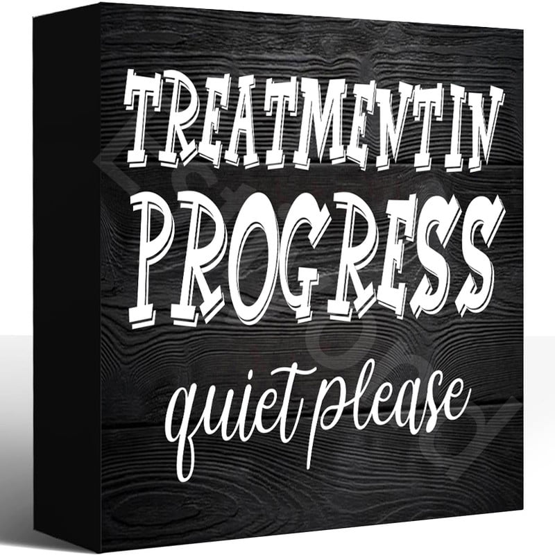 Funny Wooden Box Decor Sign,Rustic Wood Box Sign Decor, Treatment In ...