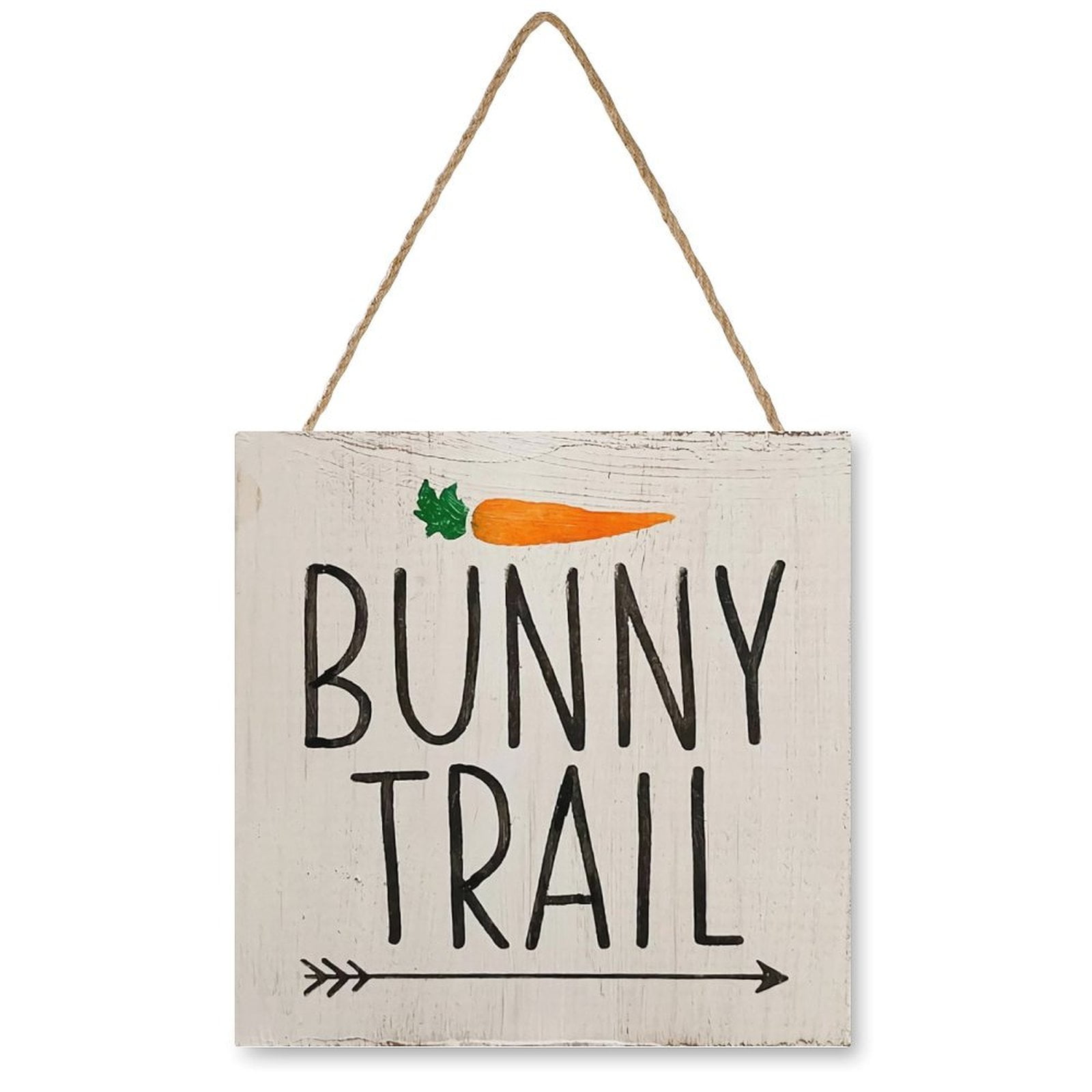 Funny Wooden Signs Bunny Trail Wooden Signs, Decorative Plaques ...