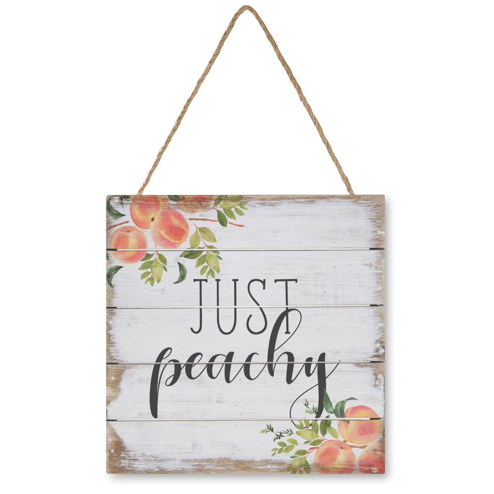 Funny Wooden Signs Just Peachy Wooden Signs, Decorative Plaques ...