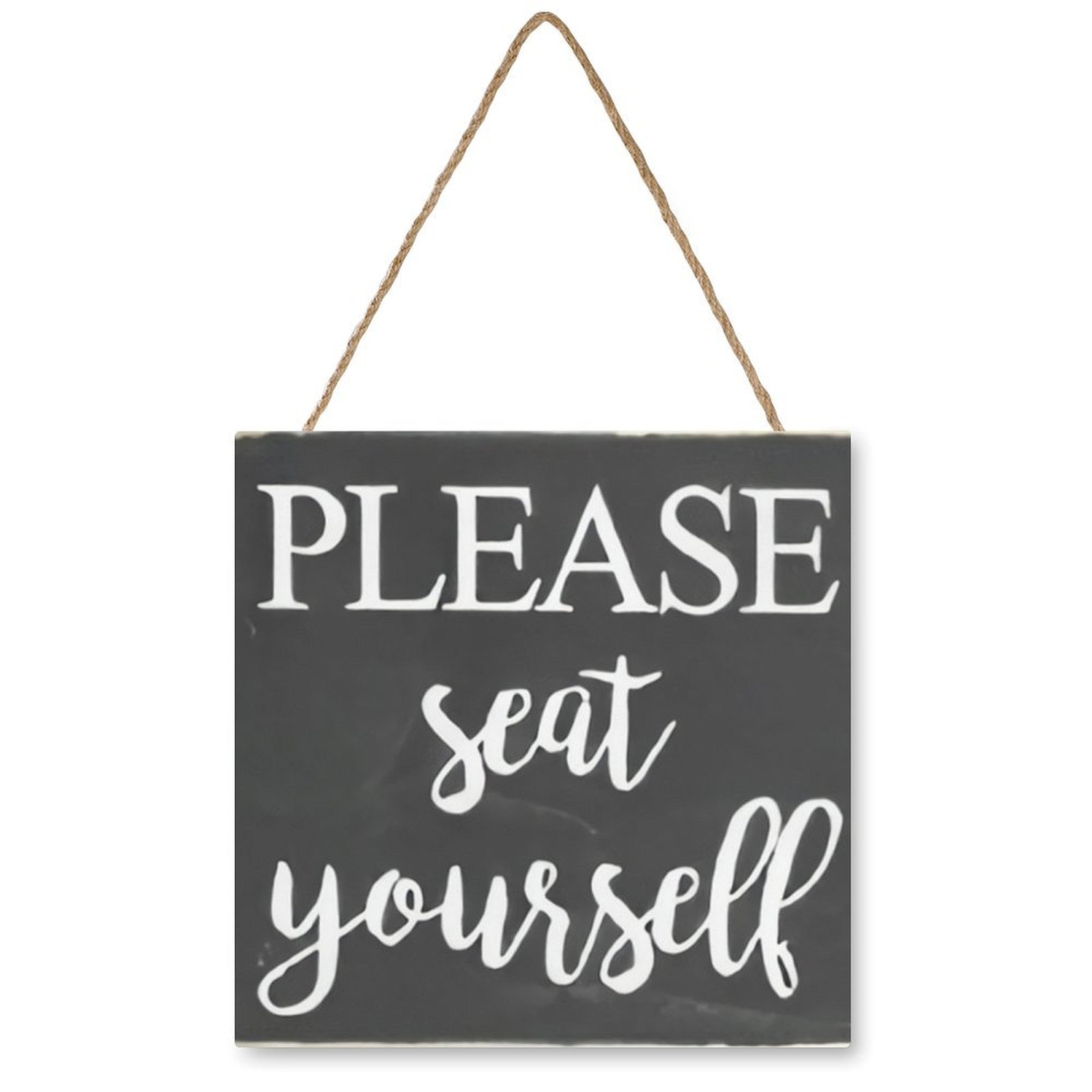 Funny Wooden Signs Please Seat Yourself Wooden Signs, Decorative ...