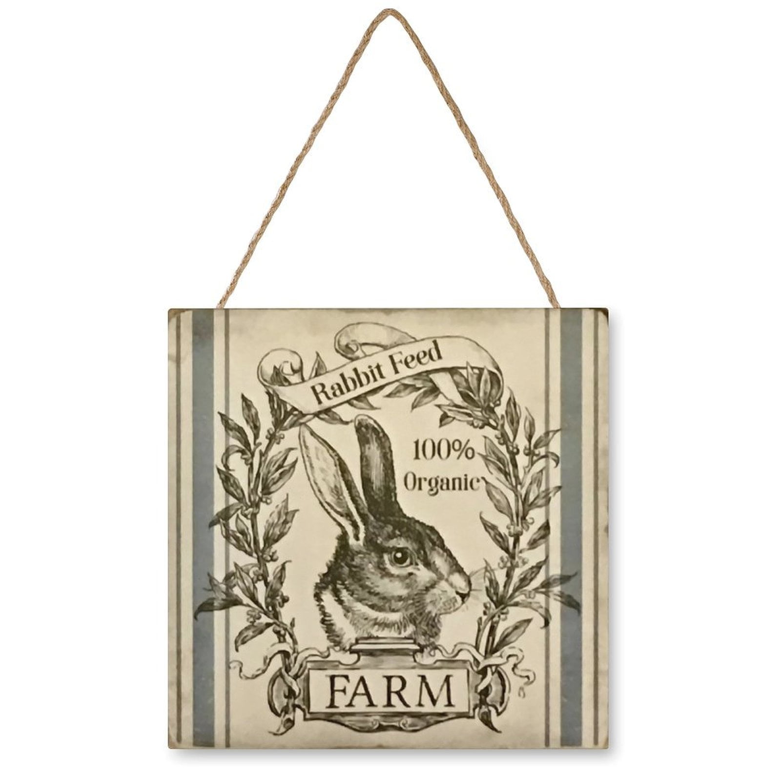 Funny Wooden Signs Rabbit Feed Farm Wooden Signs, Decorative Plaques ...