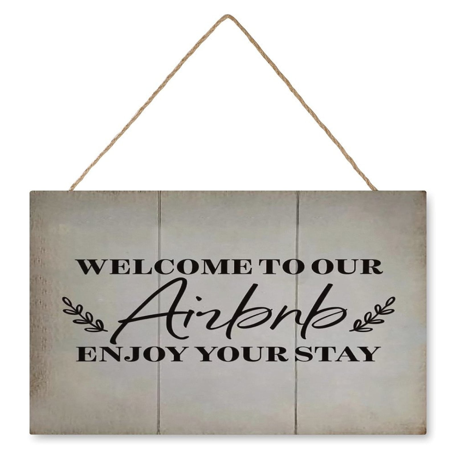 Funny Wooden Signs Welcome to Our Airbnb Enjoy Your Stay Wooden Signs ...