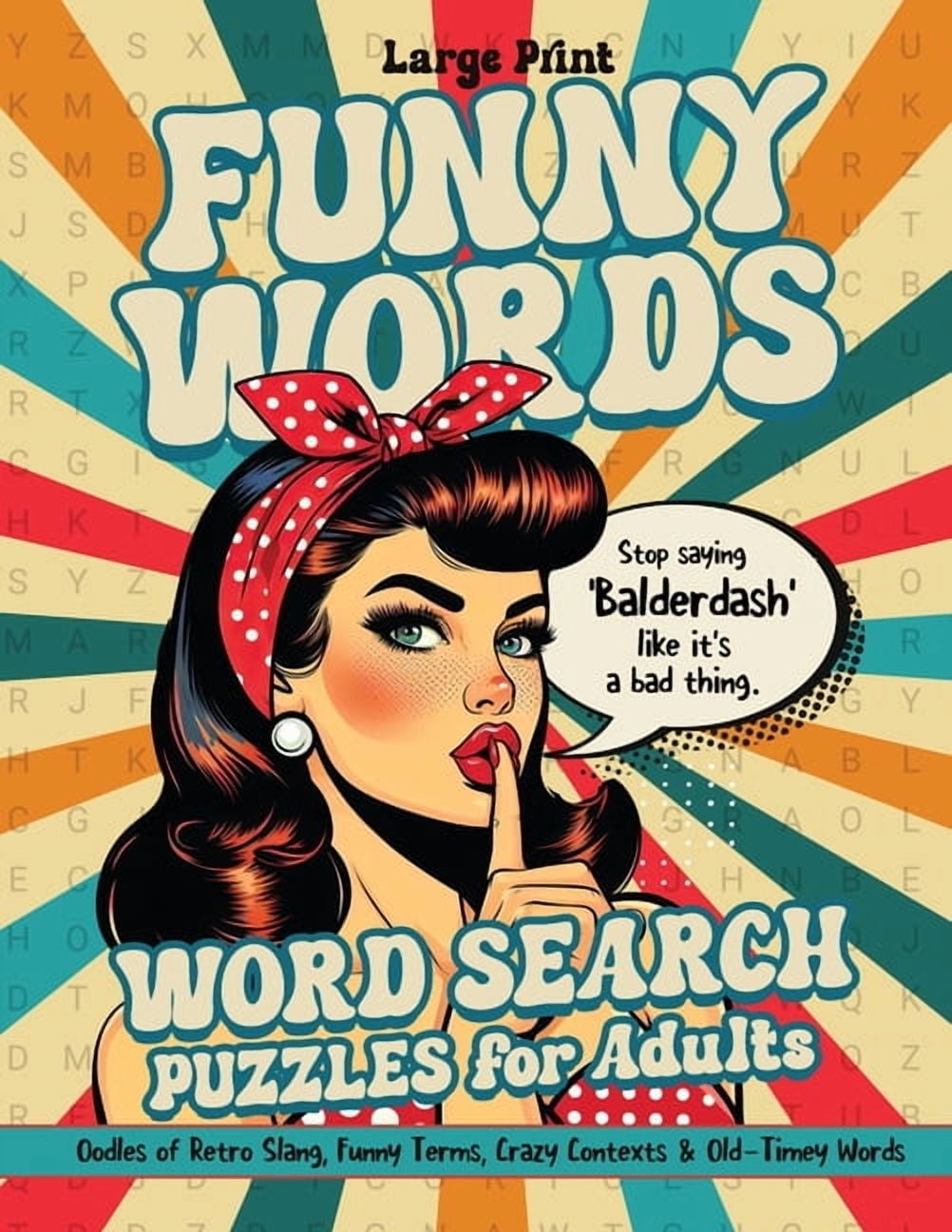 Funny Words Word Search Puzzles for Adults, (Paperback) - Walmart.com