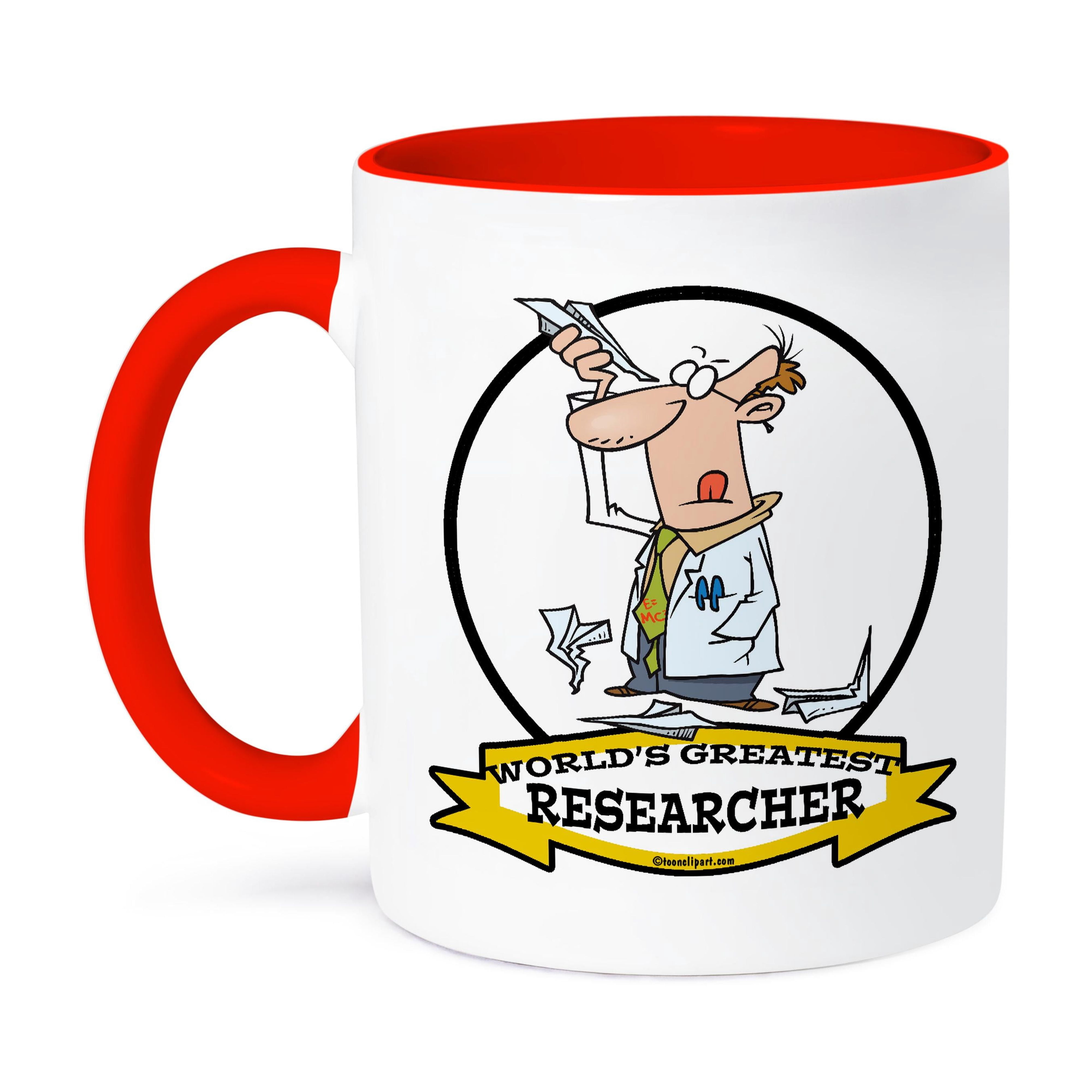 3dRose, Funny Worlds Greatest Researcher II Occupation Job Cartoon ...