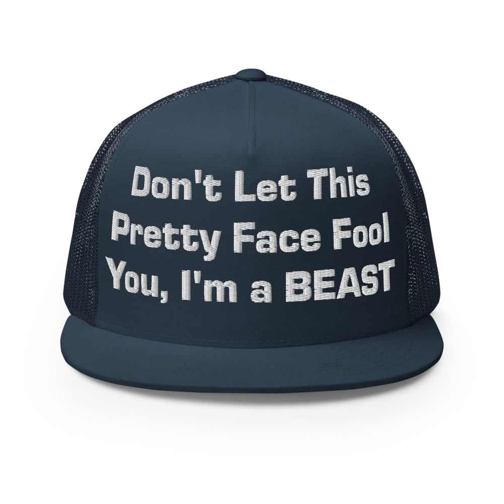 Funny Wrestling Wrestler Saying Embroidered Trucker Cap, Don't Let This ...