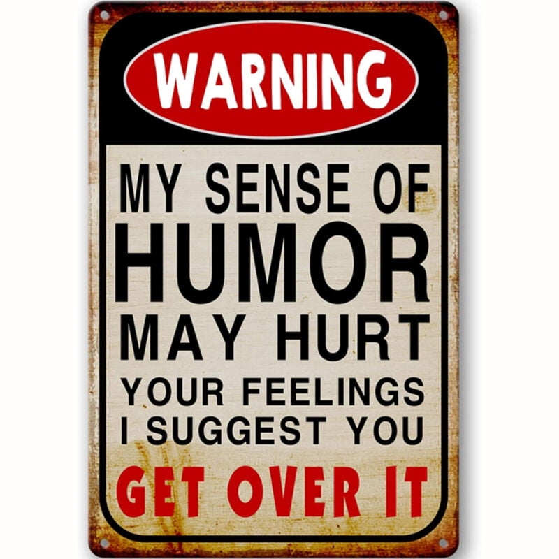 Funny Yard Sign Metal Tin Garage Signs Man Cave Accessories Bar Pool ...